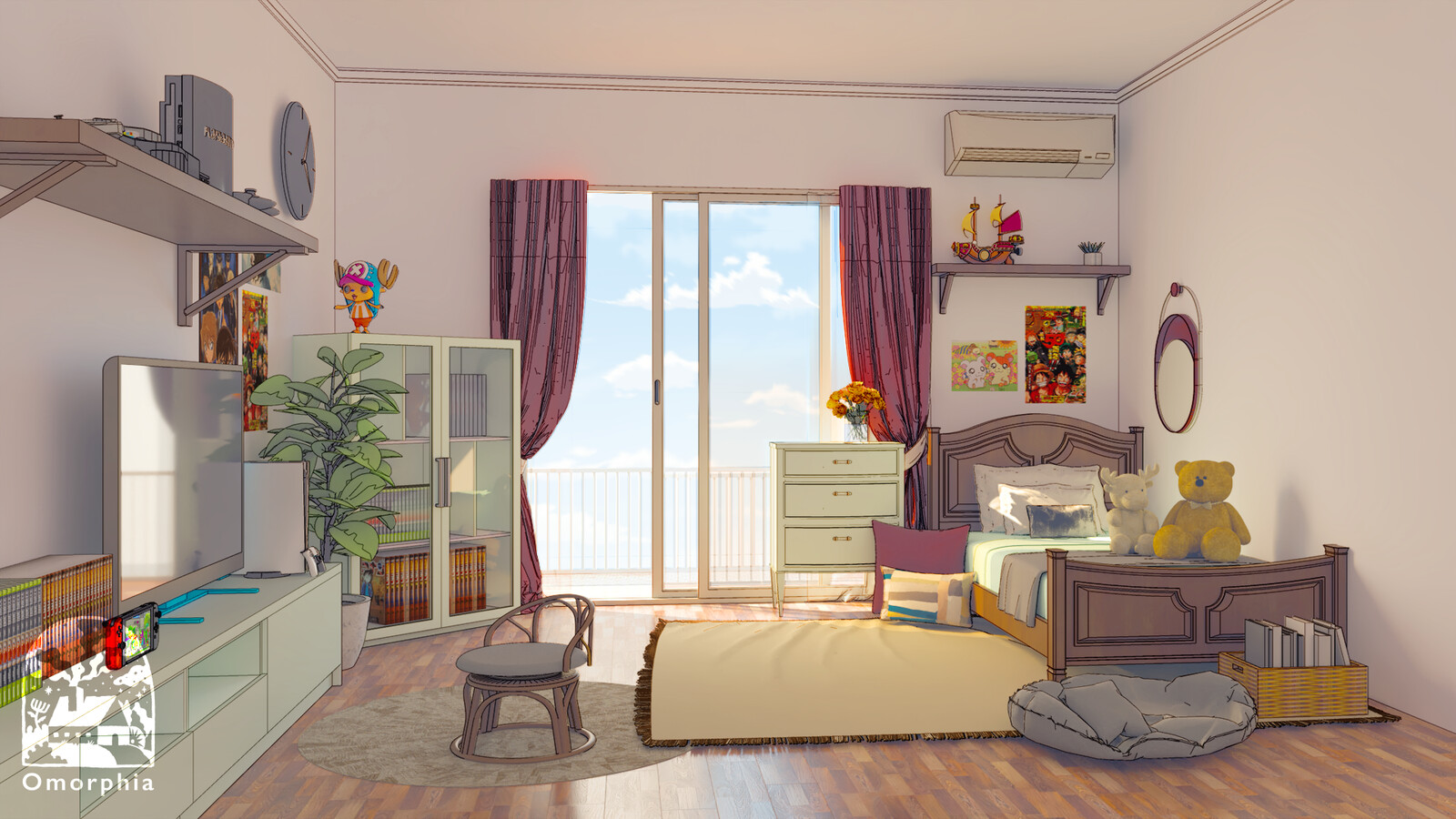 Omorphia Visual - Type of bedroom