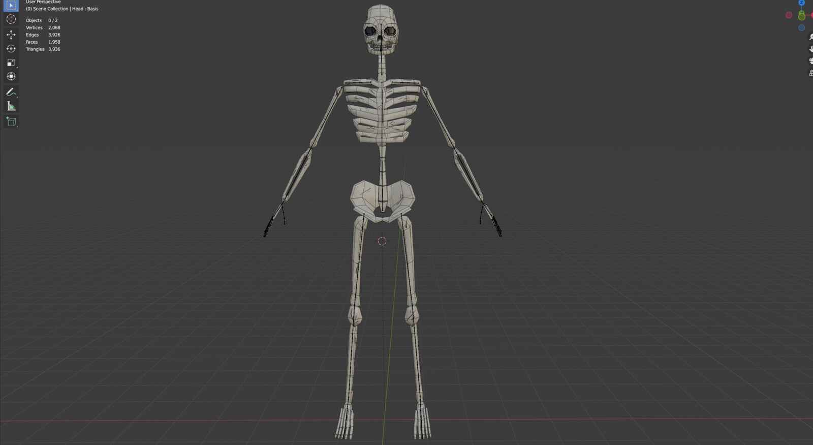 Steven McNicholas - VR Chat Avatar: Kelly the Skelly 2021