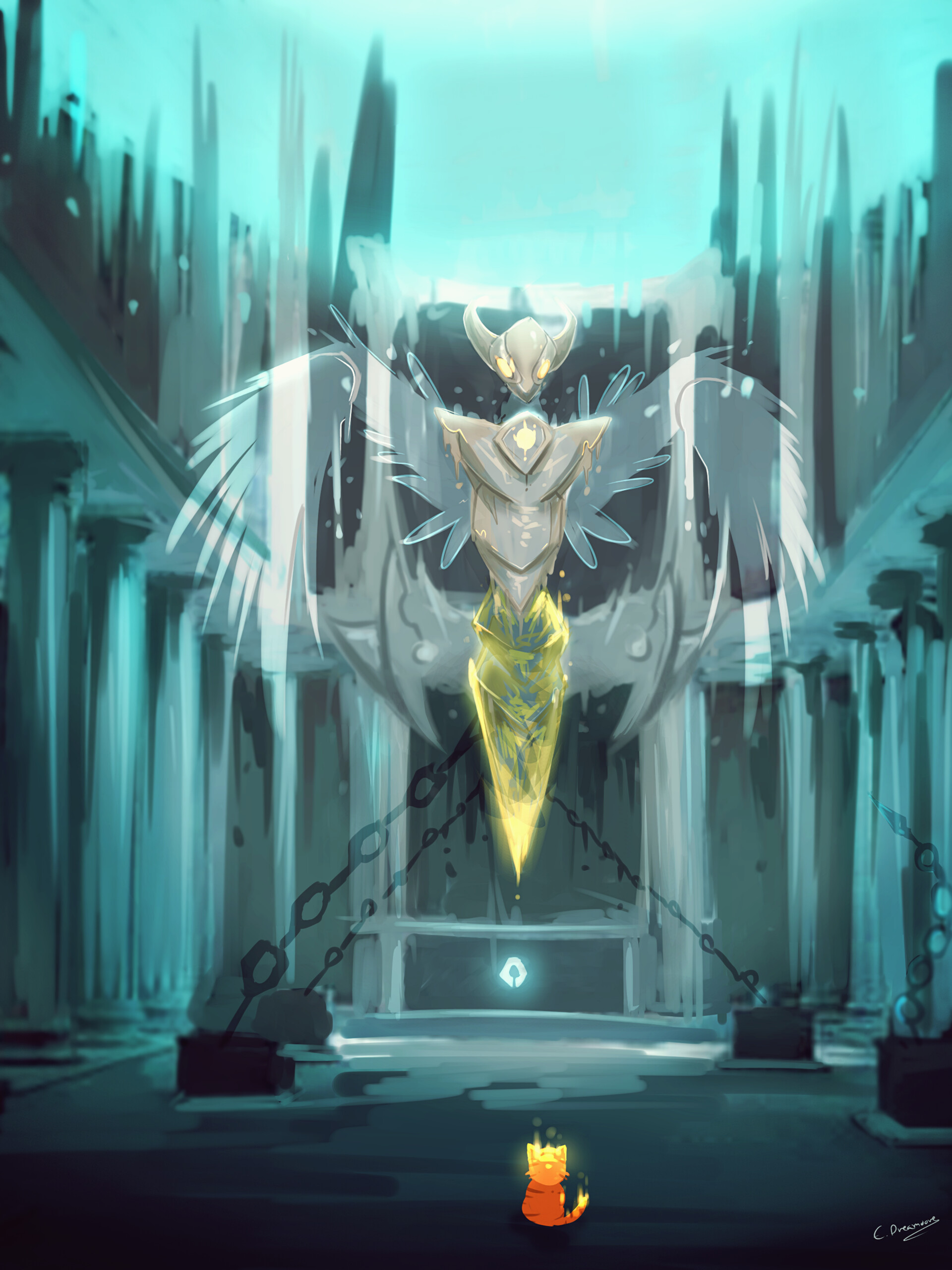 ArtStation - "the chain spirit"