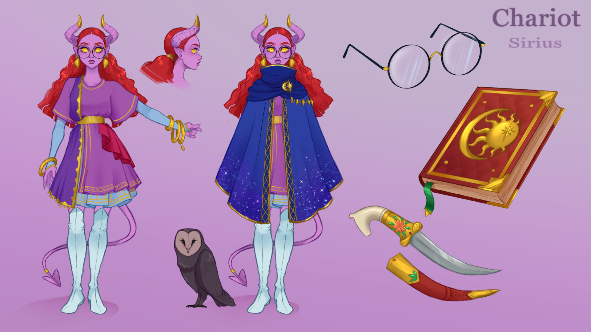 ArtStation - Chariot reference sheet