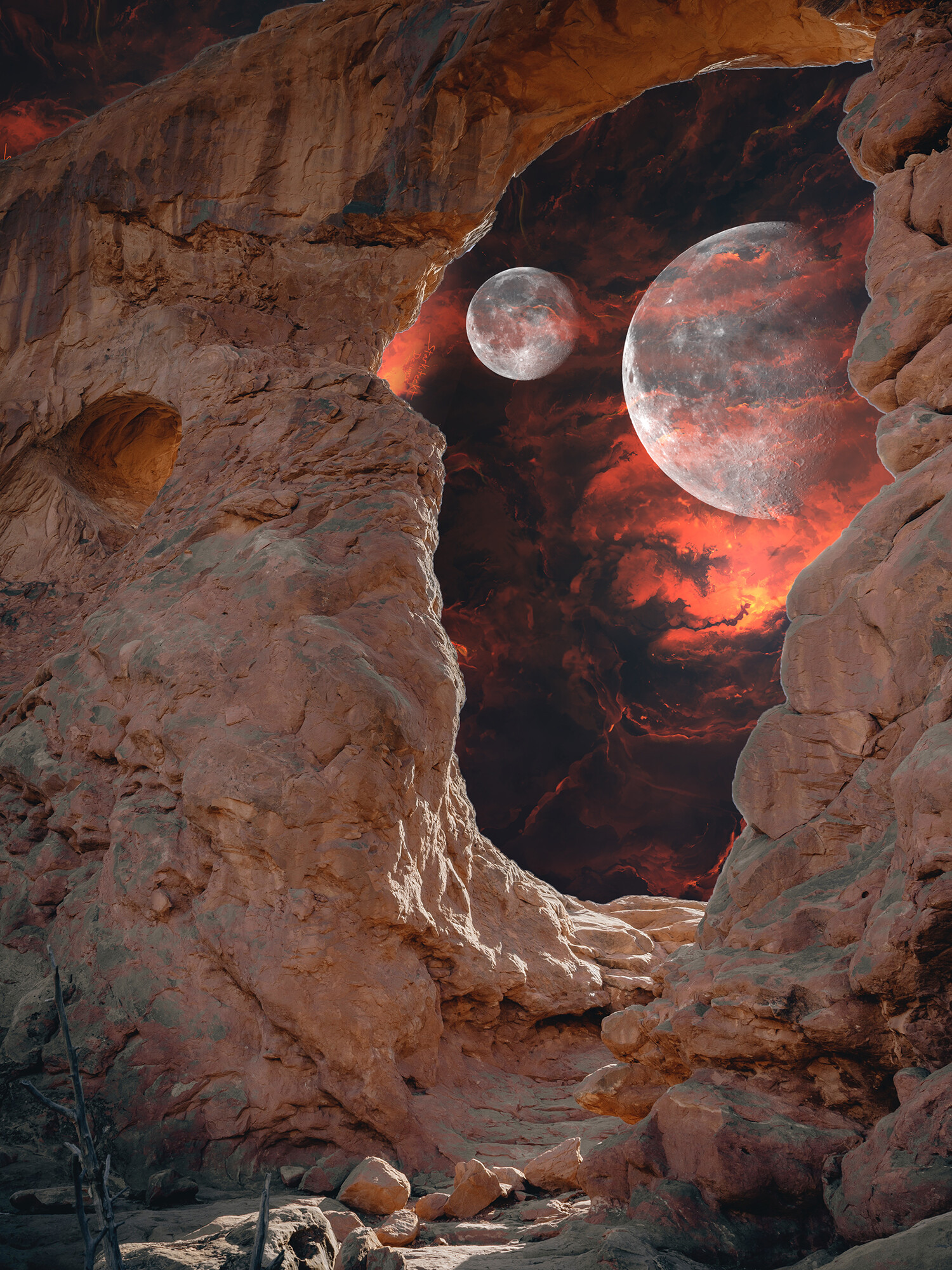 ArtStation - Red Clouds