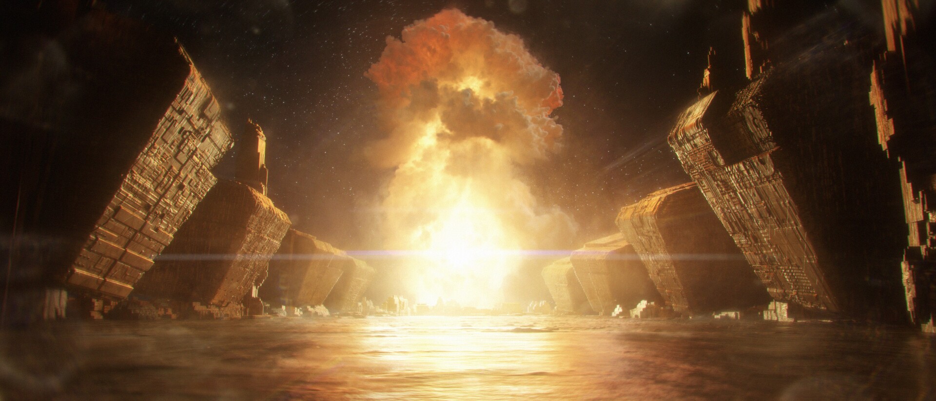 ArtStation - Station Explosion