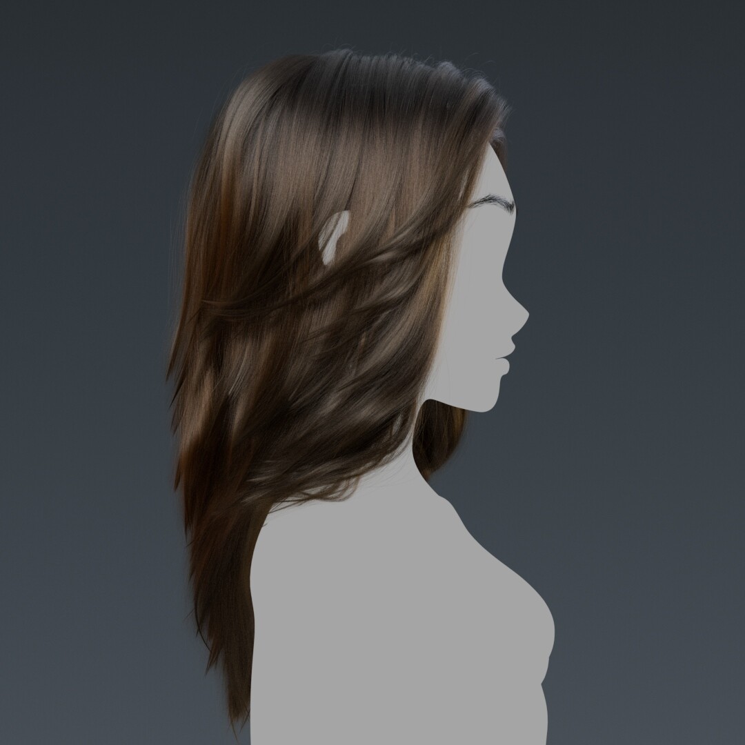 ArtStation - "Xgen Hair Practice"