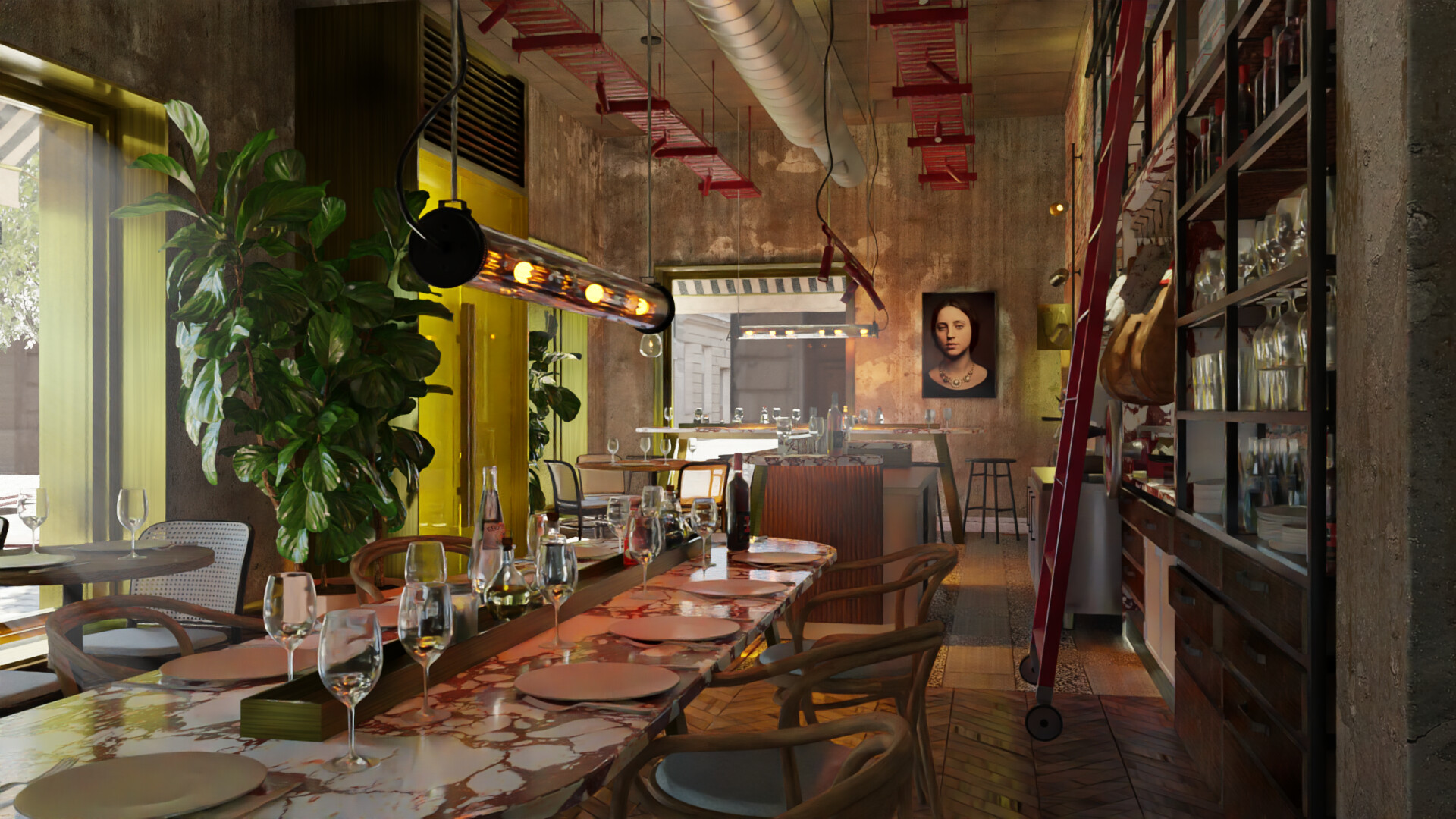 ArtStation - Restaurant proposal