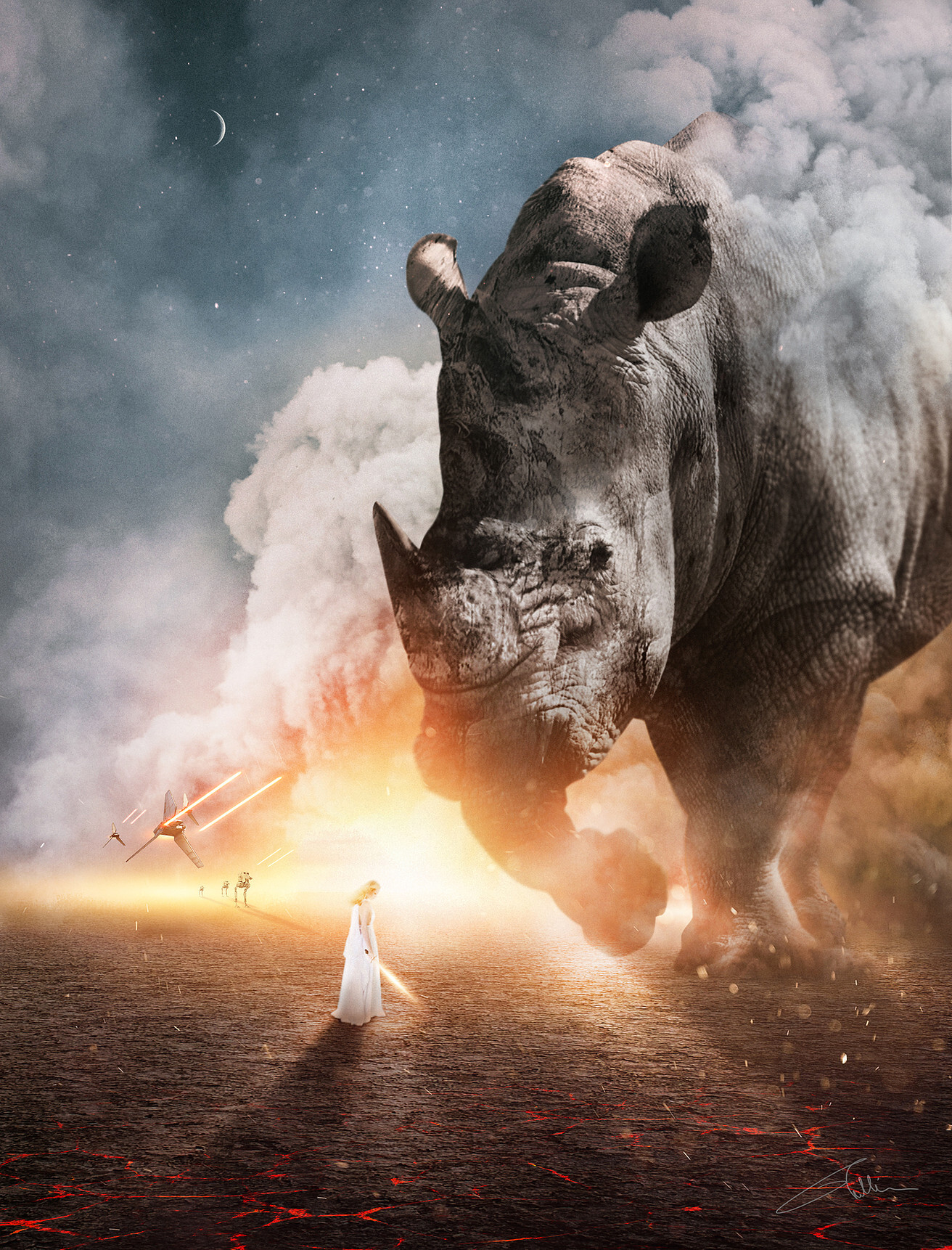 ArtStation - Rhino with Star Wars