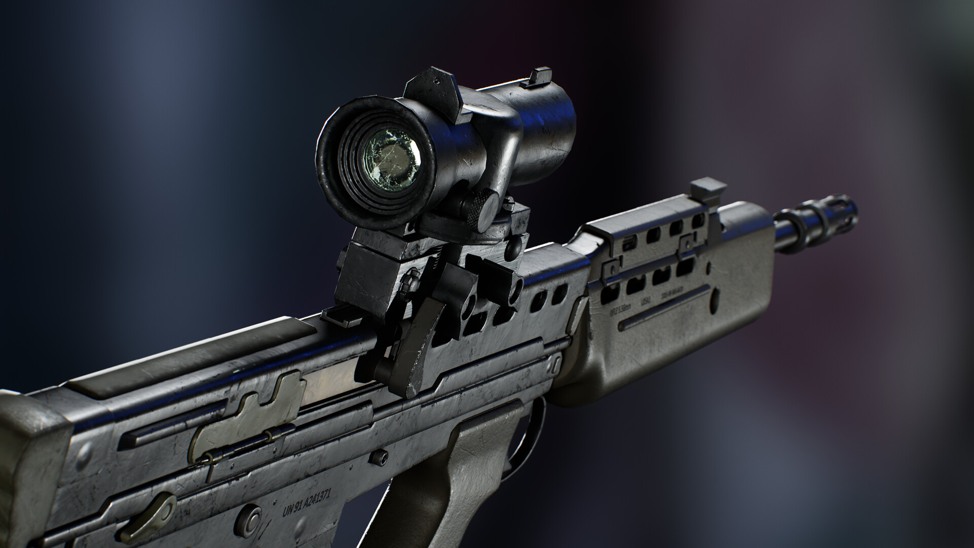 Zachary Creer - SA80 L85A1 Rifle with SUSAT Sight