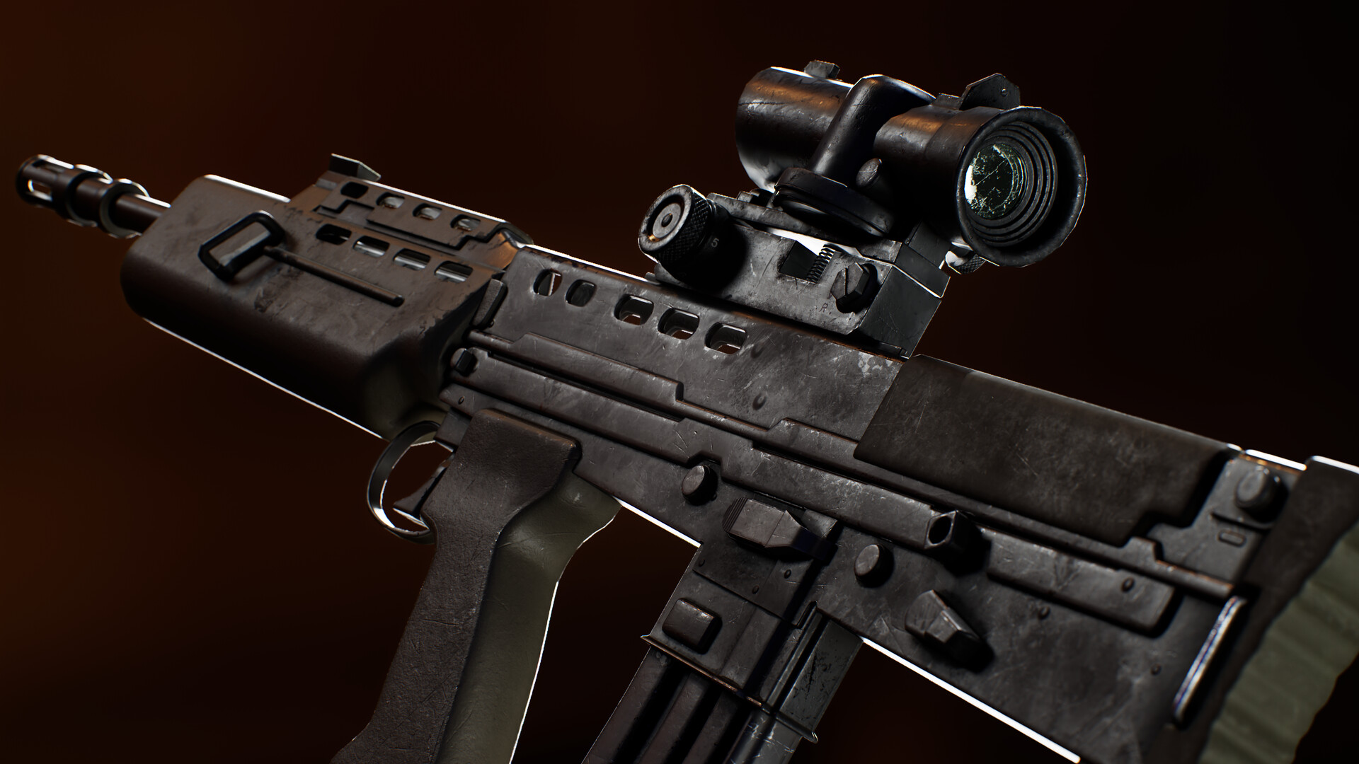 Zachary Creer - SA80 L85A1 Rifle with SUSAT Sight