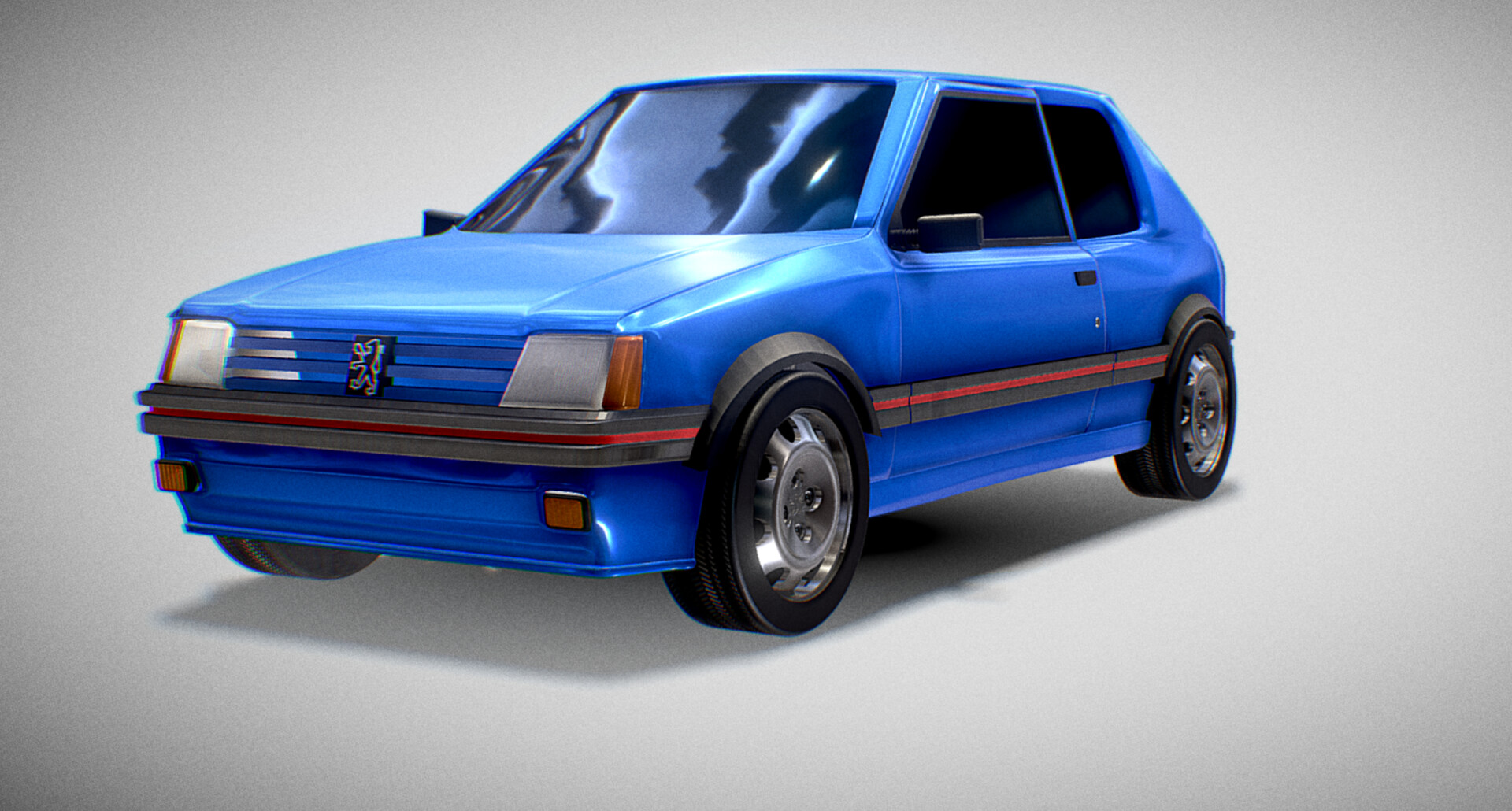 ArtStation - Peugeot 205 3D model
