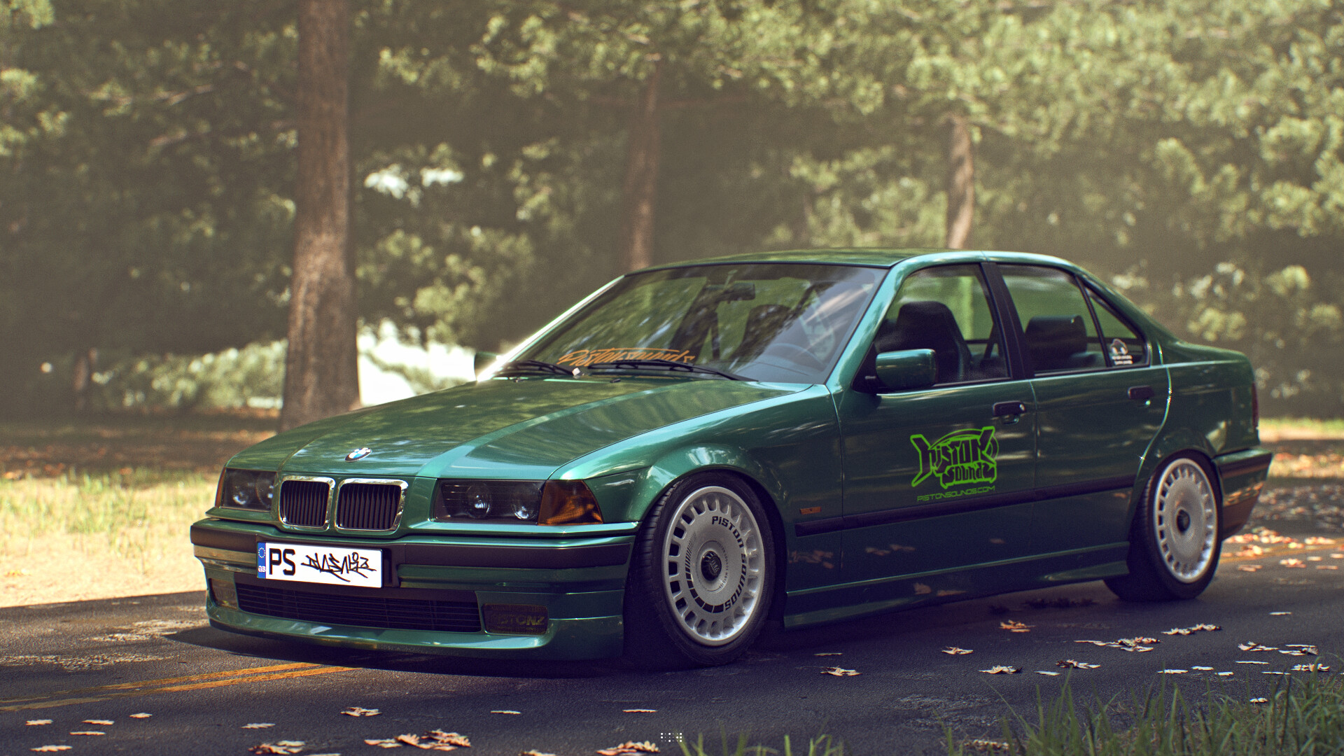 Bmw E36 Sedan Stance