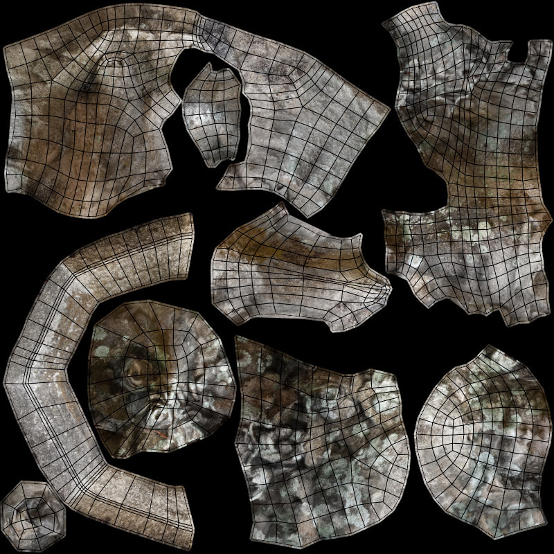 Alexander Kamlowsky - Weathered Cherub Angel Statue