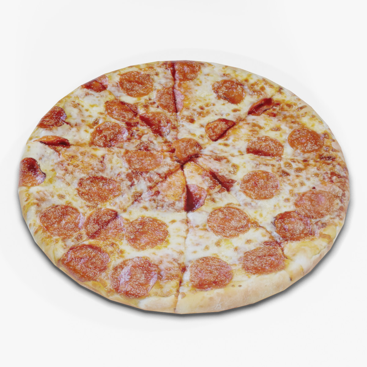 ArtStation - Large Pepperoni Pizza