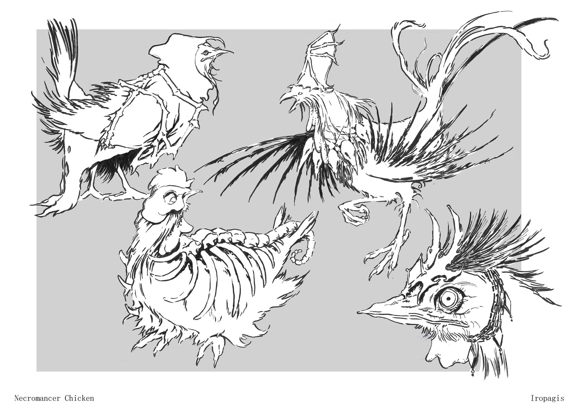 ArtStation - Necromancer Chickens Concept Art