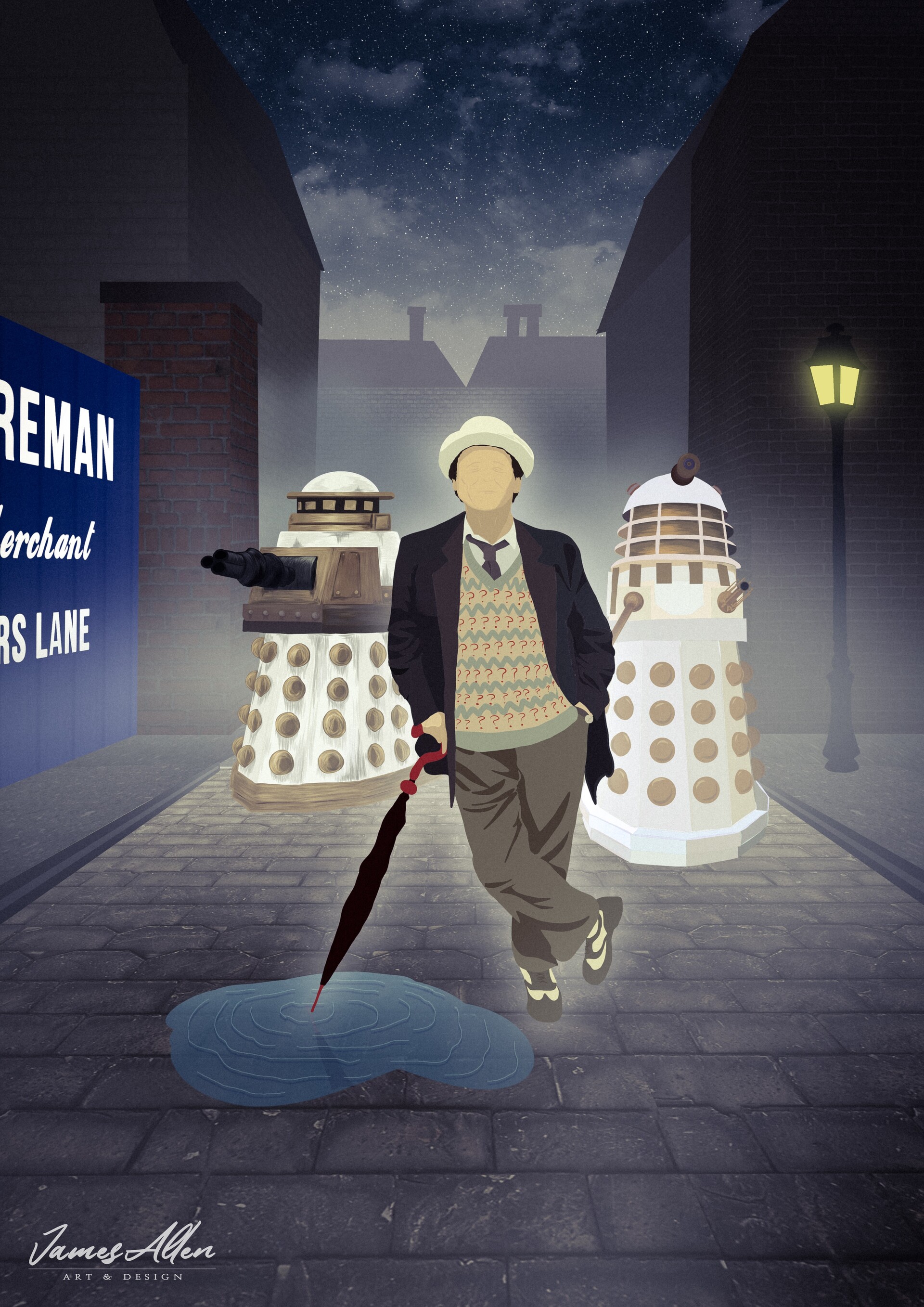 ArtStation - 7th Doctor Character Poster