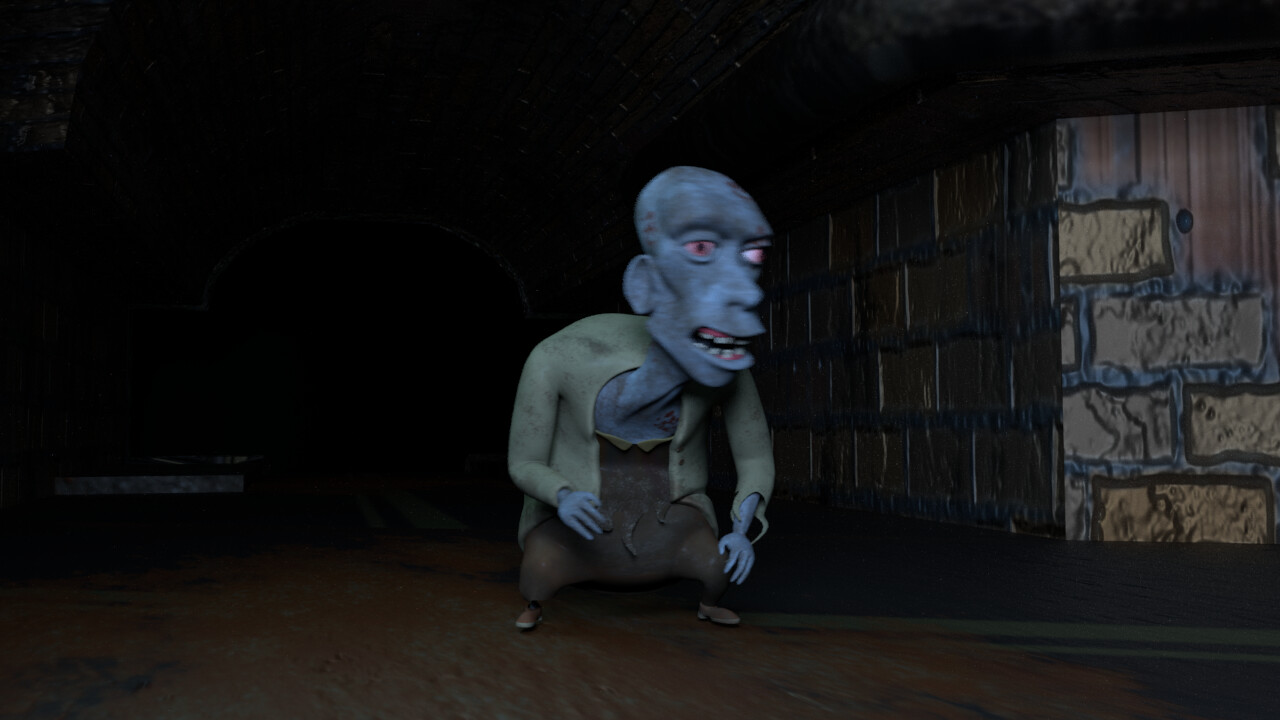 ArtStation - zombie_A_characterSetUp