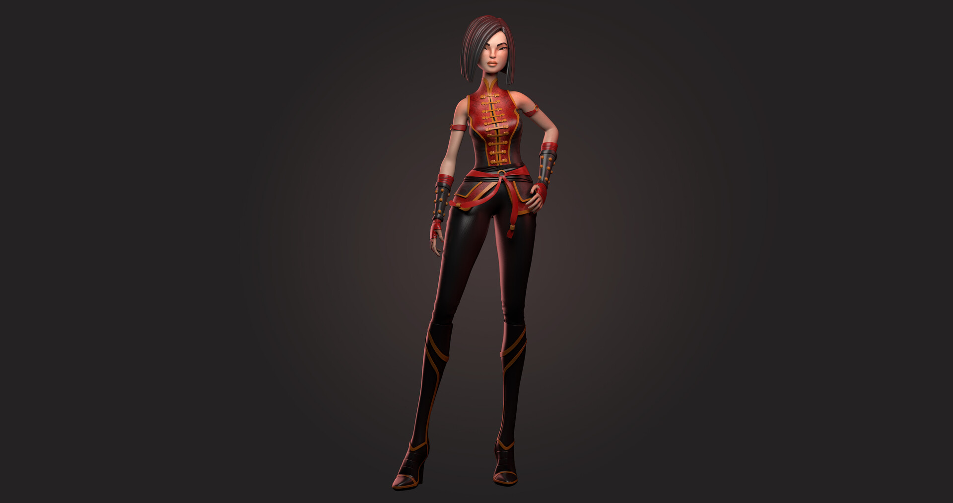 ArtStation - Fanart 3D model Character Lady Shiva DC