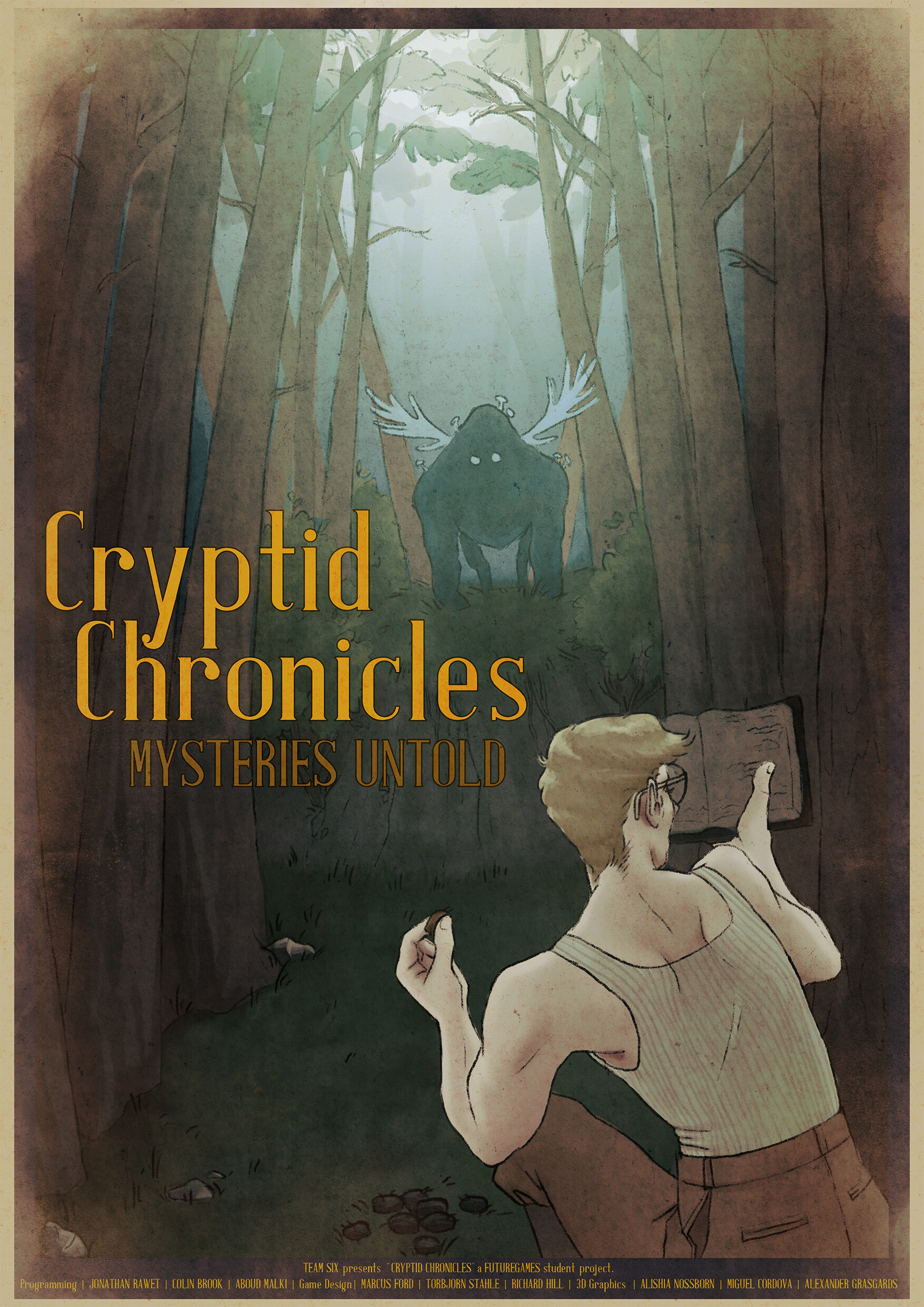 Artstation Game Project Cryptid Chronicles
