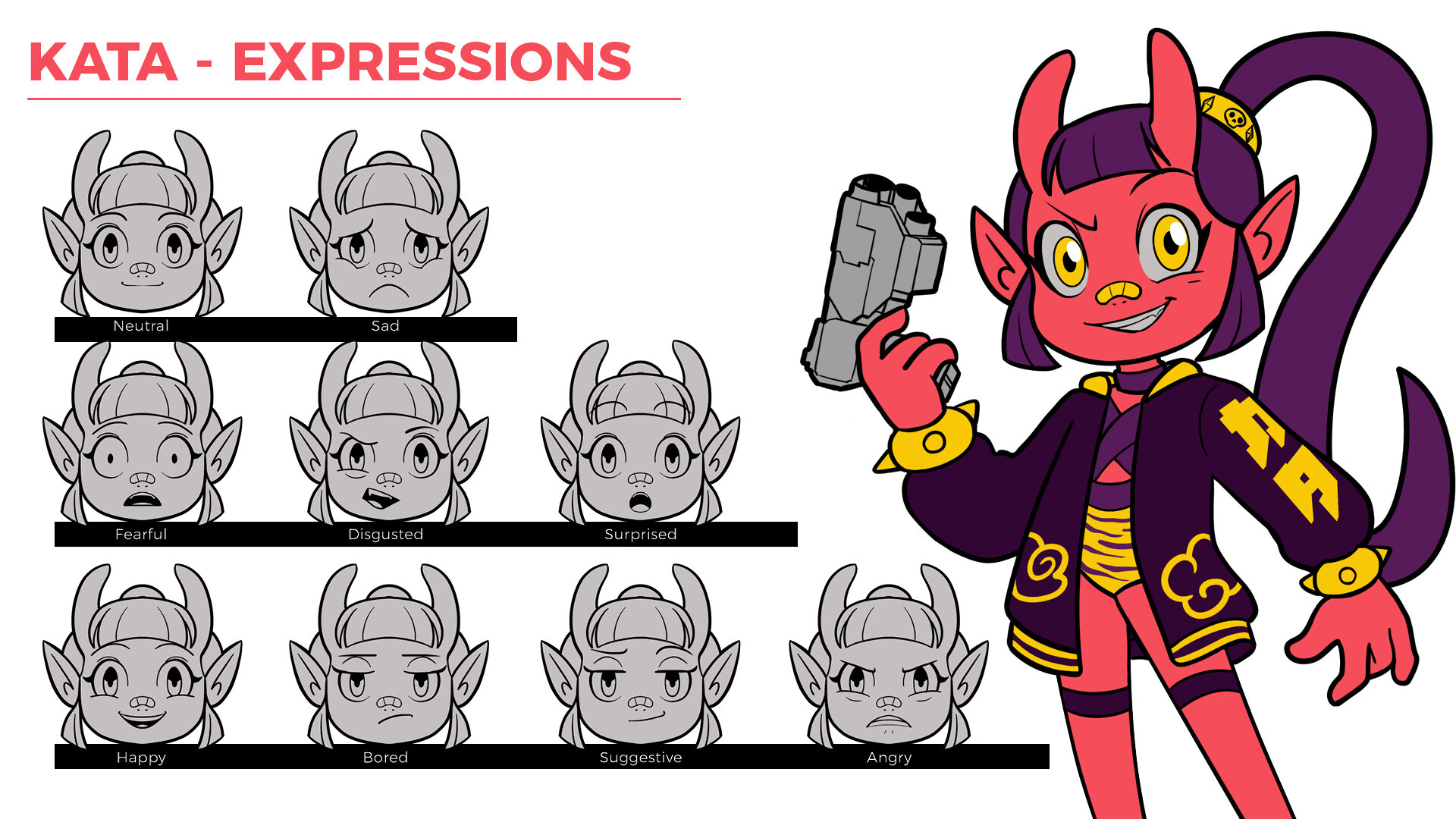 Ingrid Muniz - Kata - Character Design