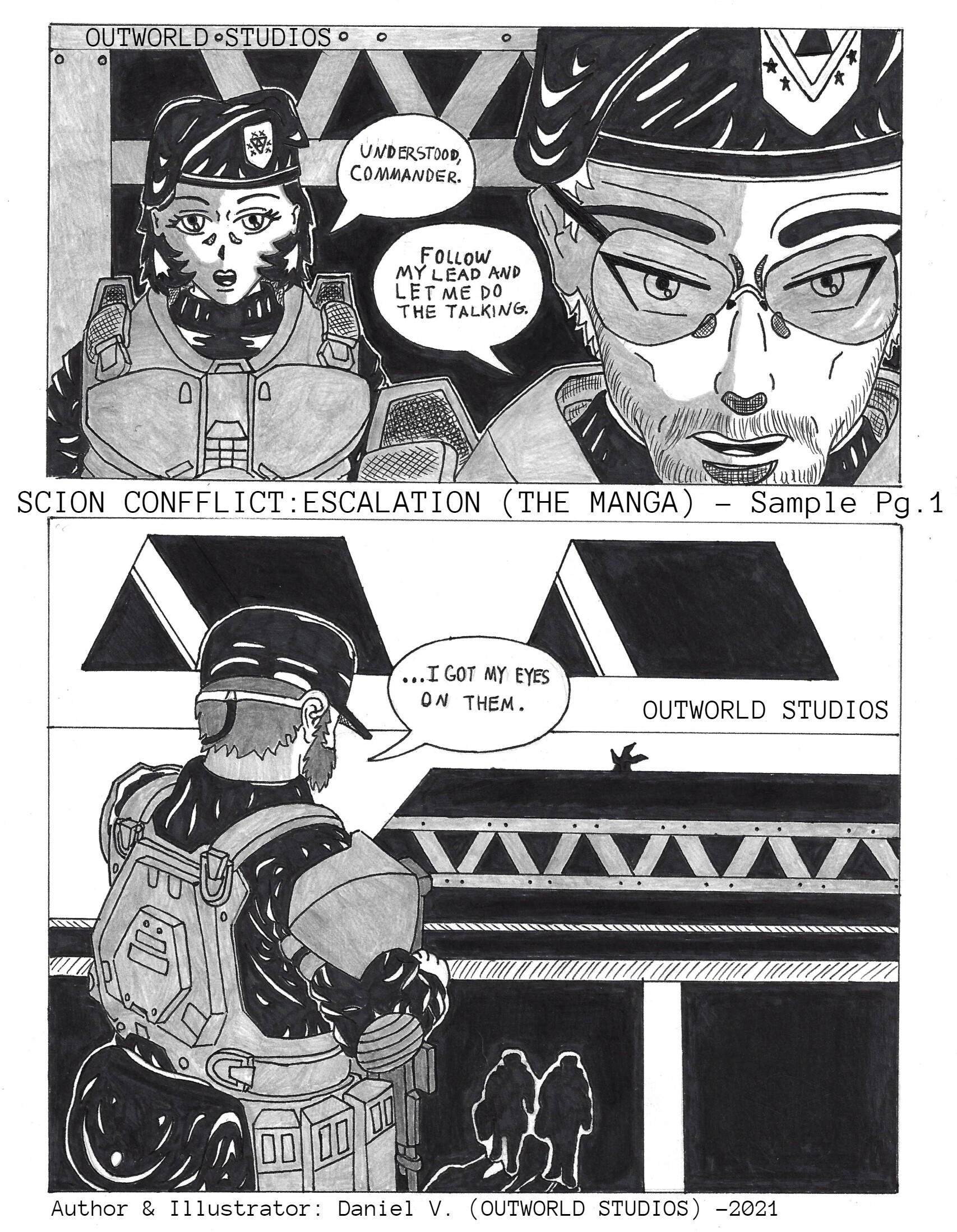 ArtStation - Scion Conflict: Escalation (The Manga) - Sample Pages