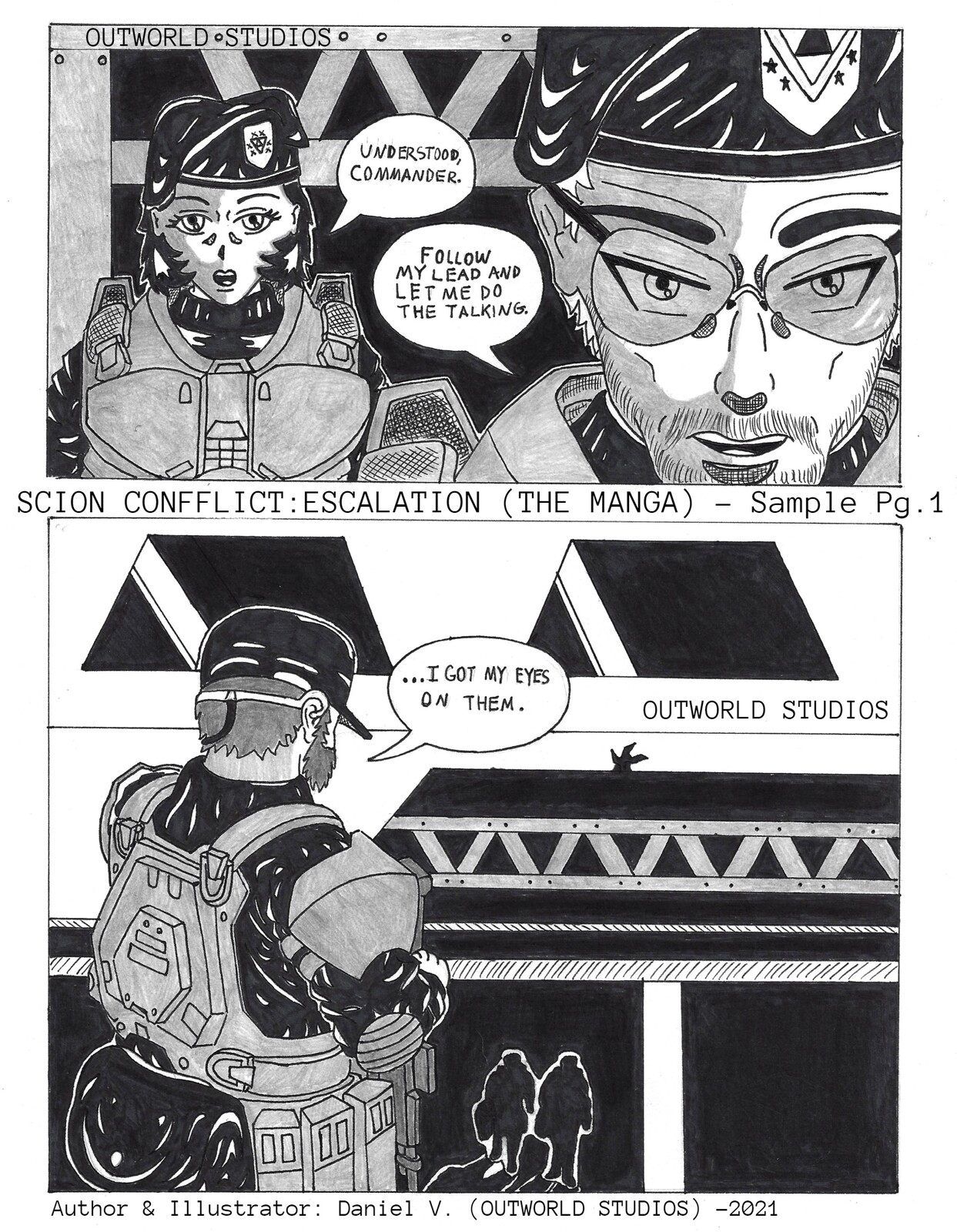 Outworld Studios - Scion Conflict: Escalation (The Manga) - Sample Pages