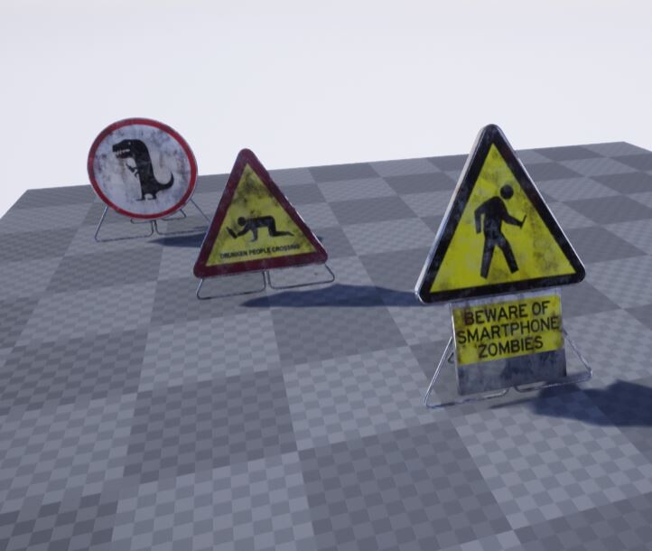 ArtStation - Fun Signs - Texturing