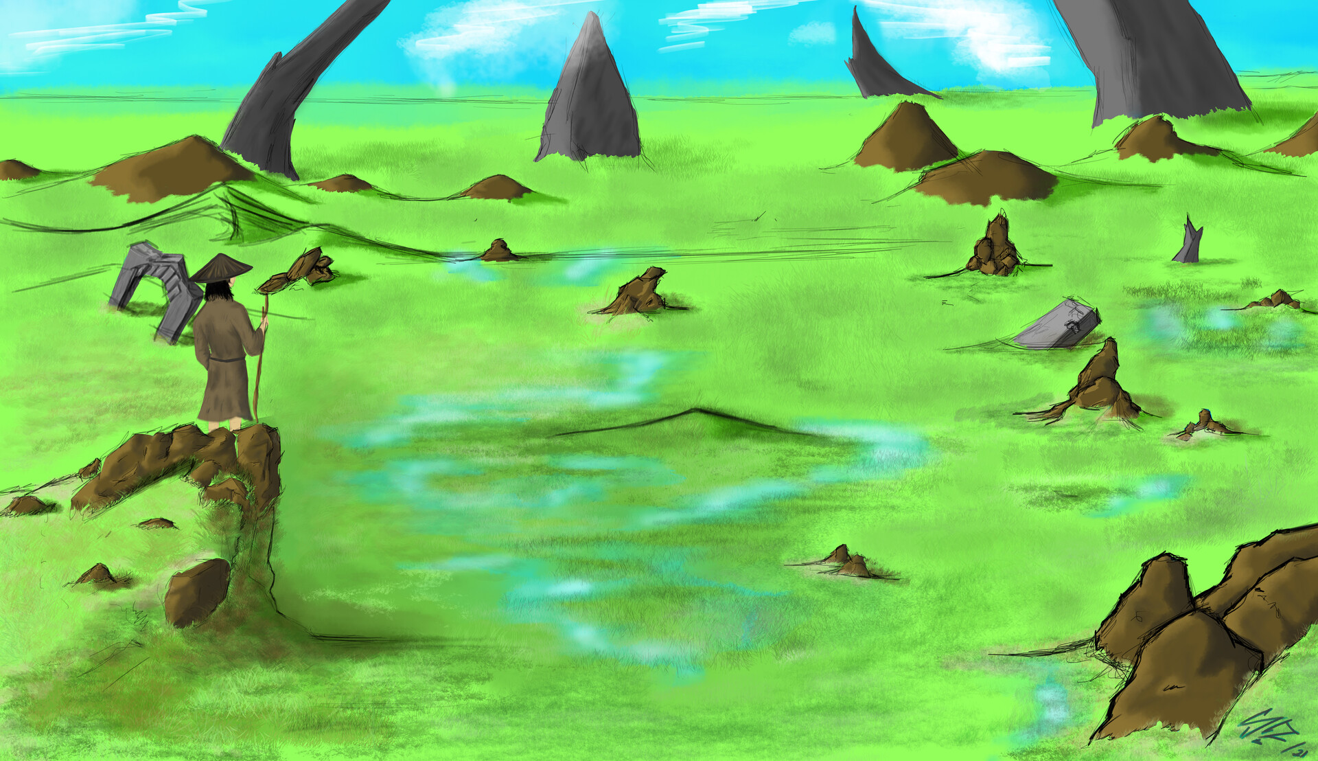 ArtStation - Valley of peace