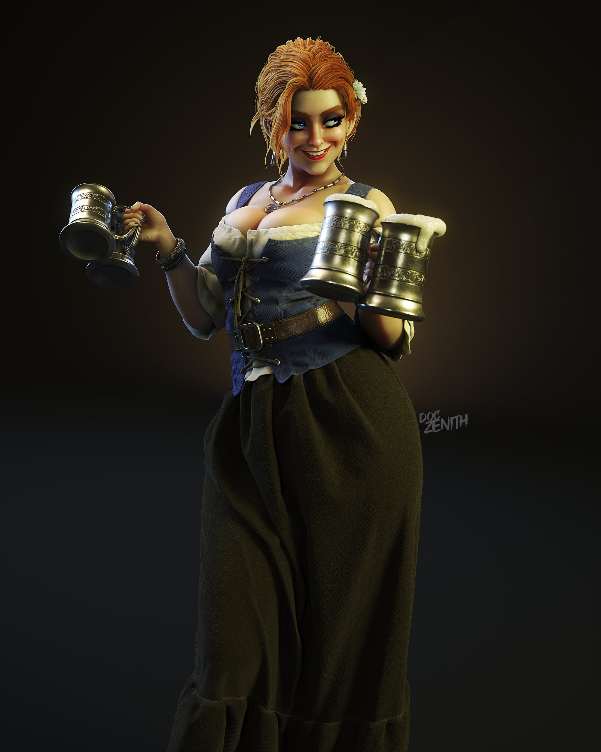 DocZenith. - Medieval Barmaid