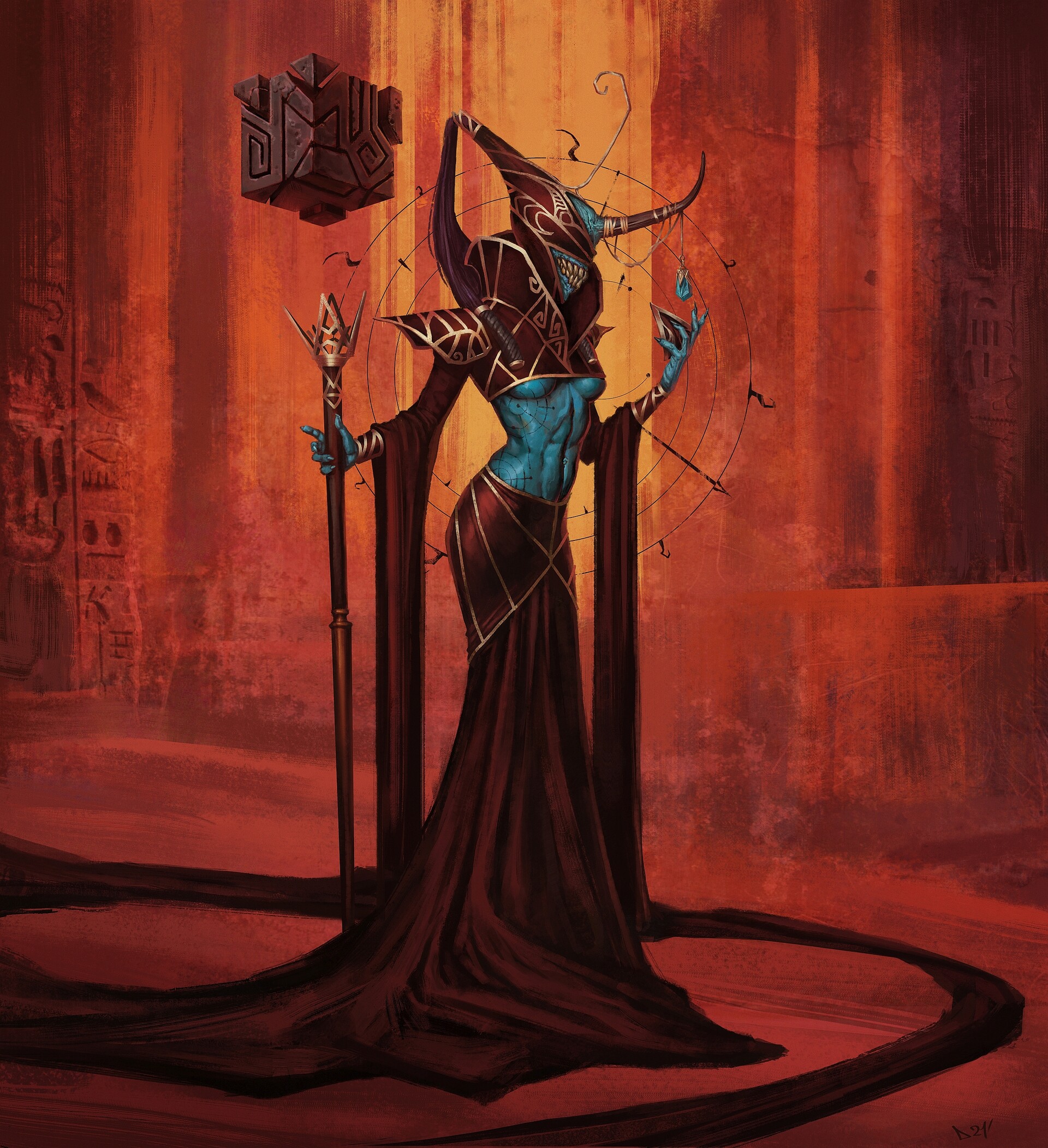 ArtStation - Forgotten Gods - Amunet