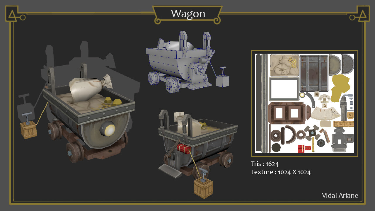 Ariane Vidal - 3D Items