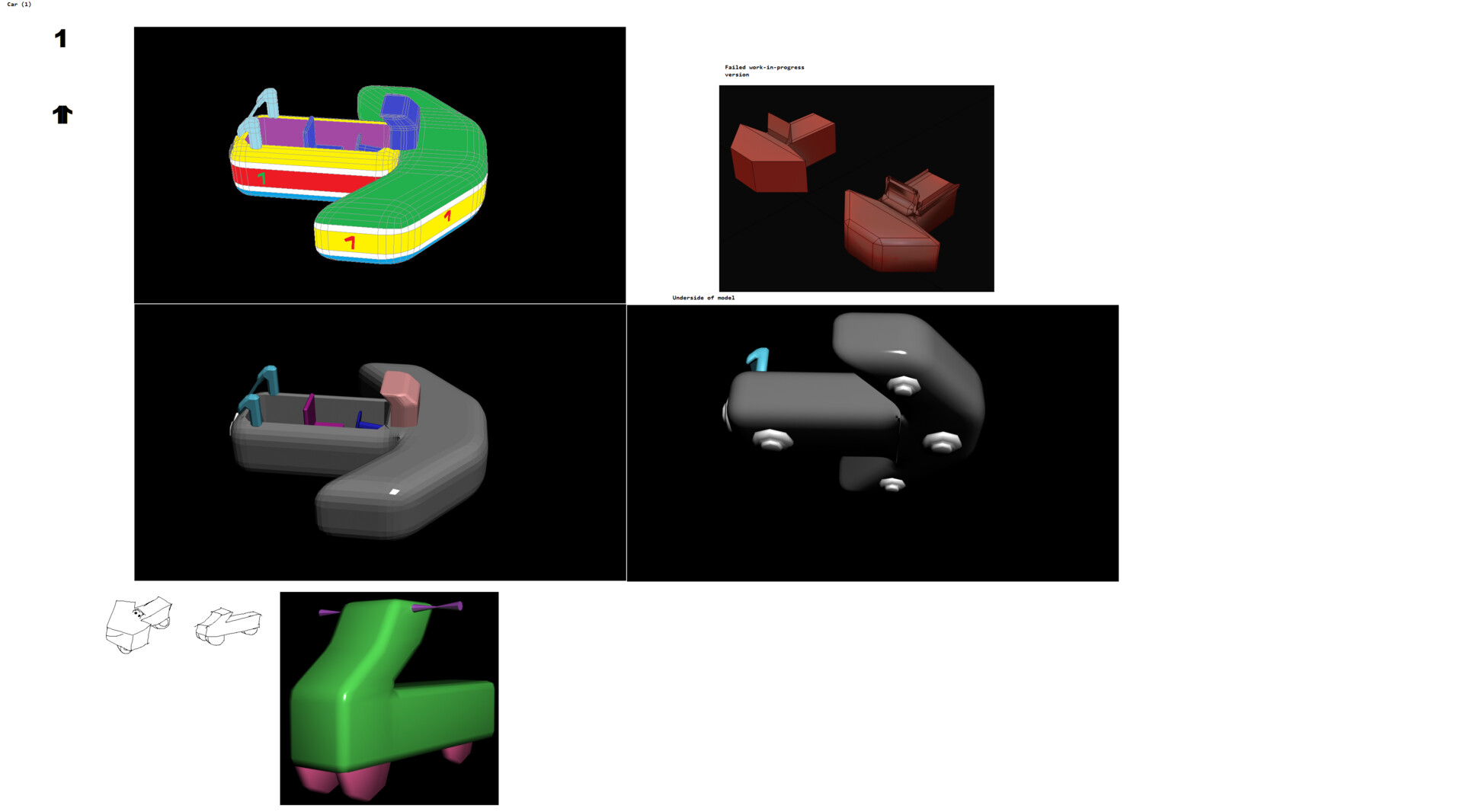 ArtStation - Number Car concept designs
