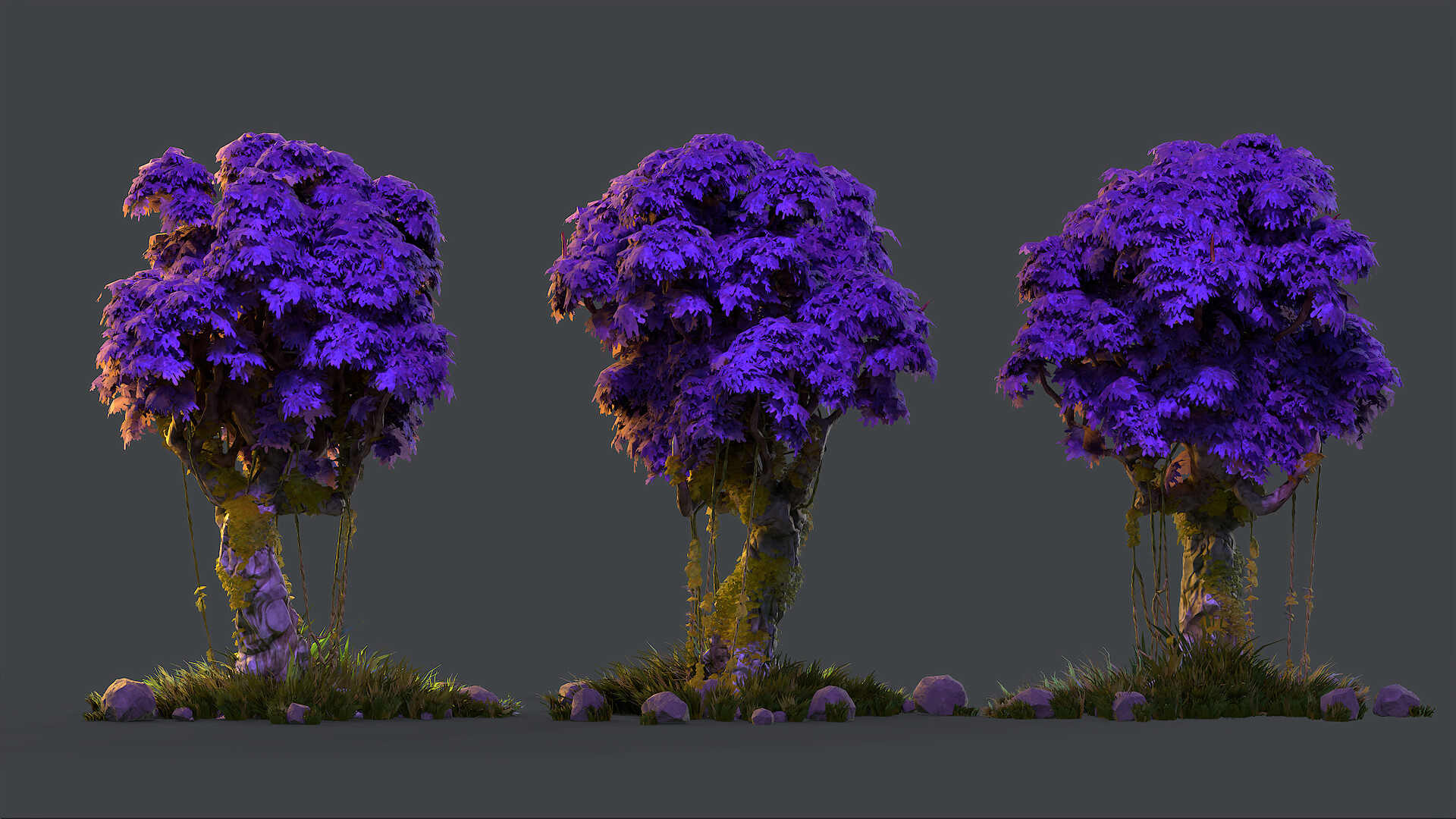 Hugo Beyer - Procedural Stylized Fantasy Tree - Houdini