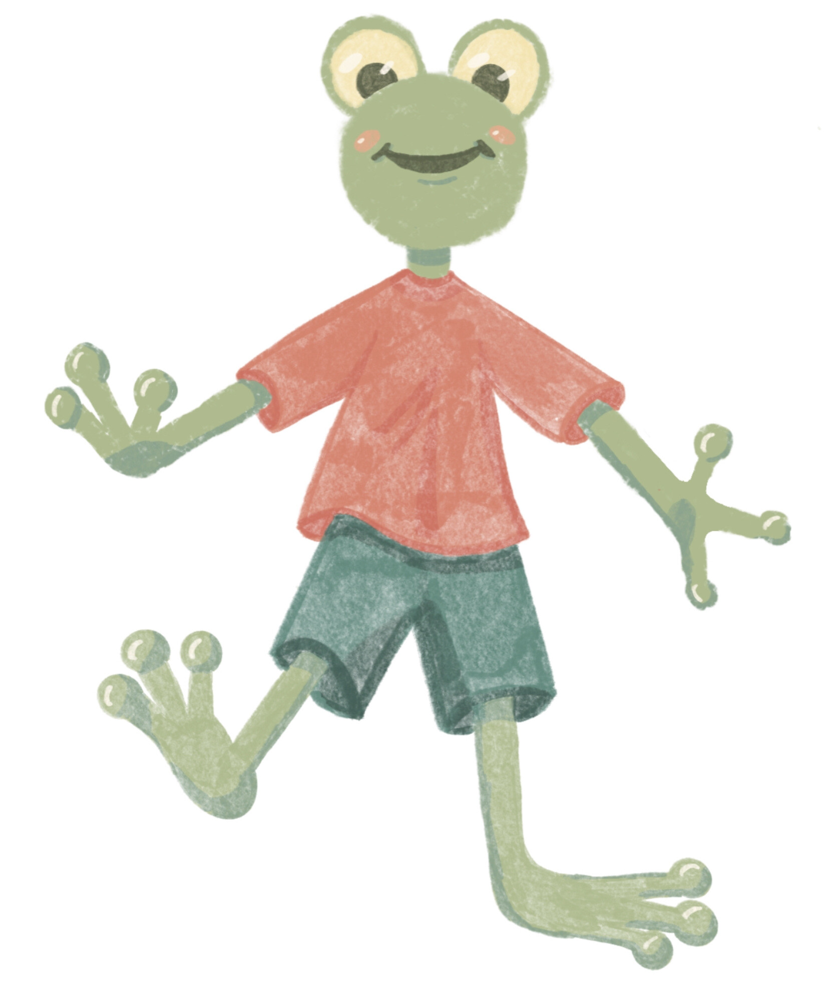 ArtStation - Quick ilustration of a froggy