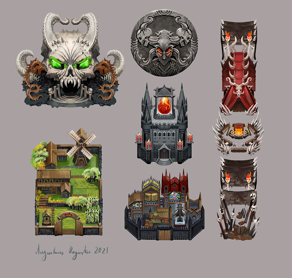 ArtStation - Castles And Dungeons