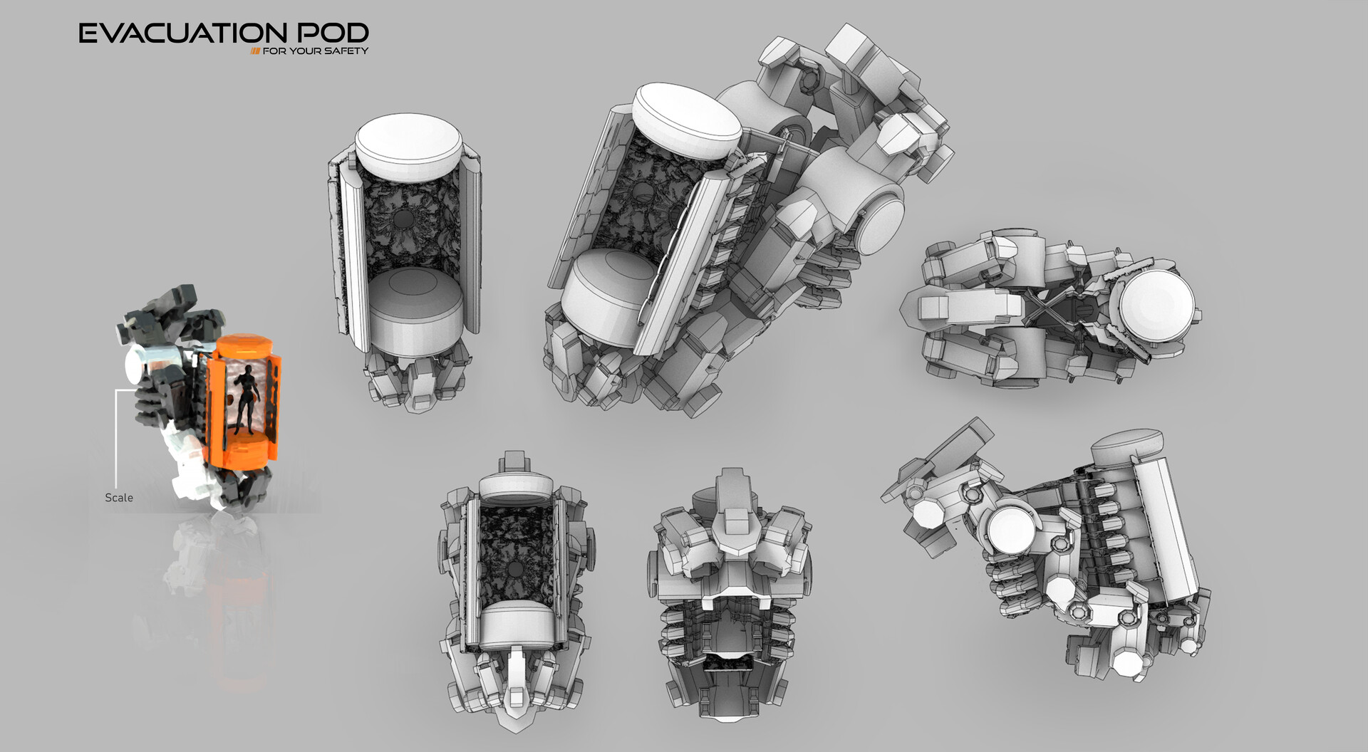 ArtStation - Escape Pod Concept