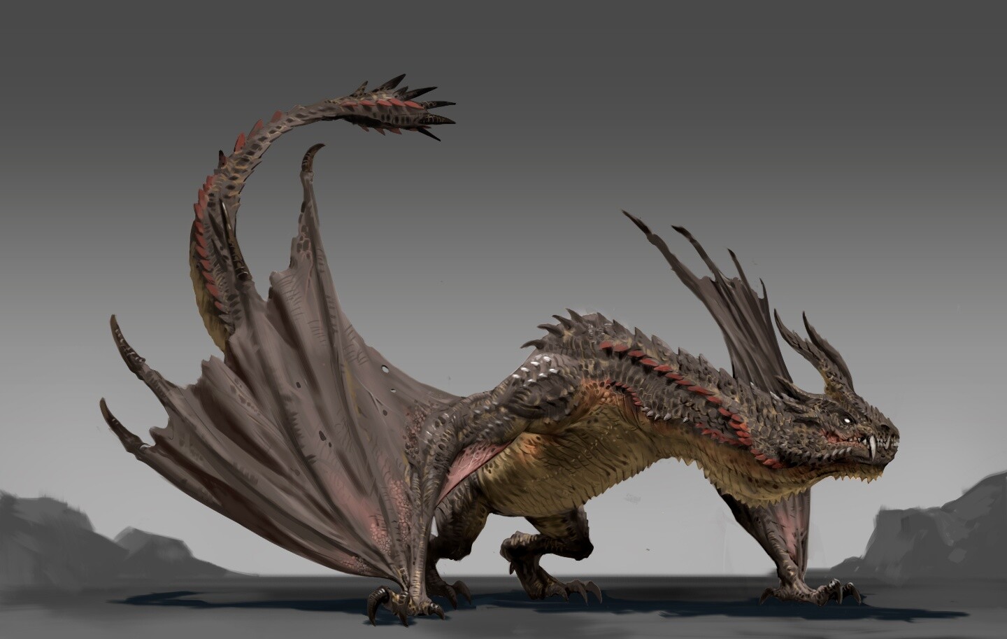 Artstation Flying Wyvern Concept Design Joseph Lin Al - vrogue.co