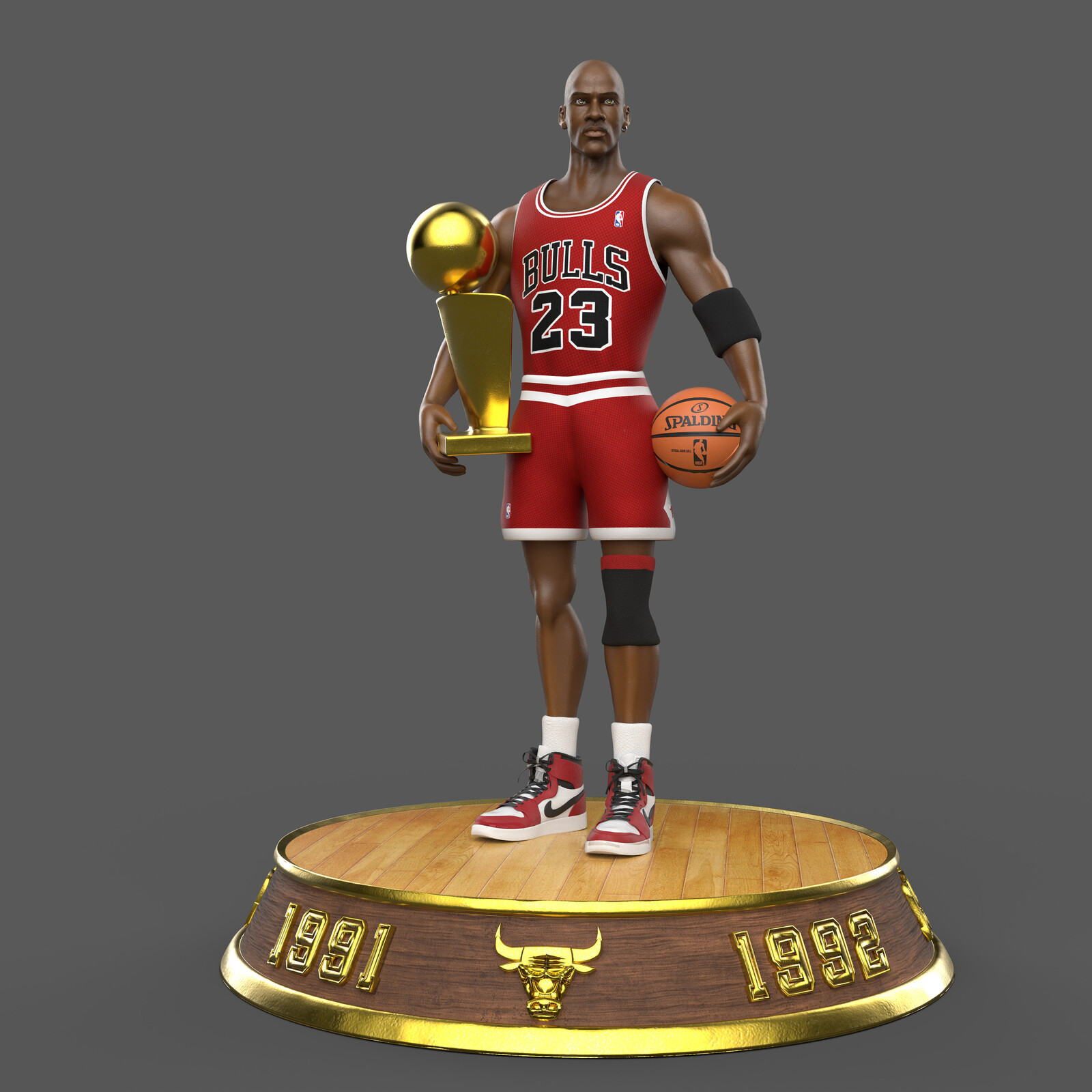 Kaan İnal - THE G.O.A.T - Michael Jordan Fan Art Sculpture