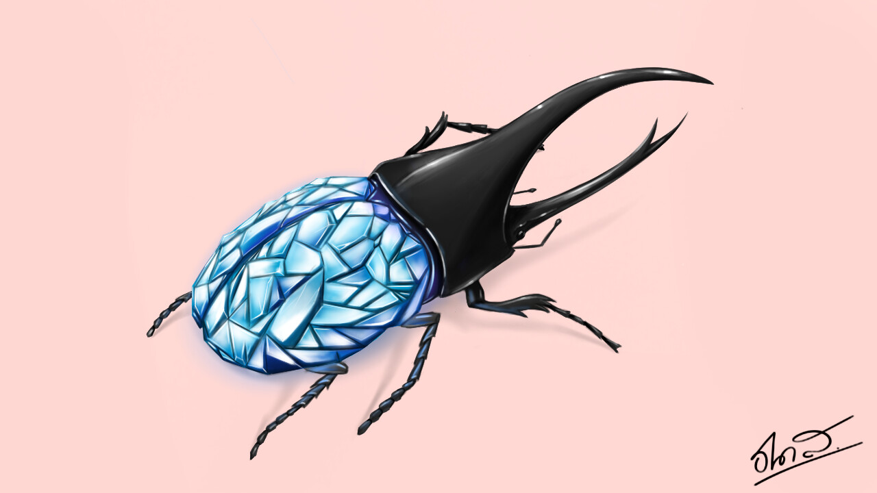 ArtStation - cystal beetle