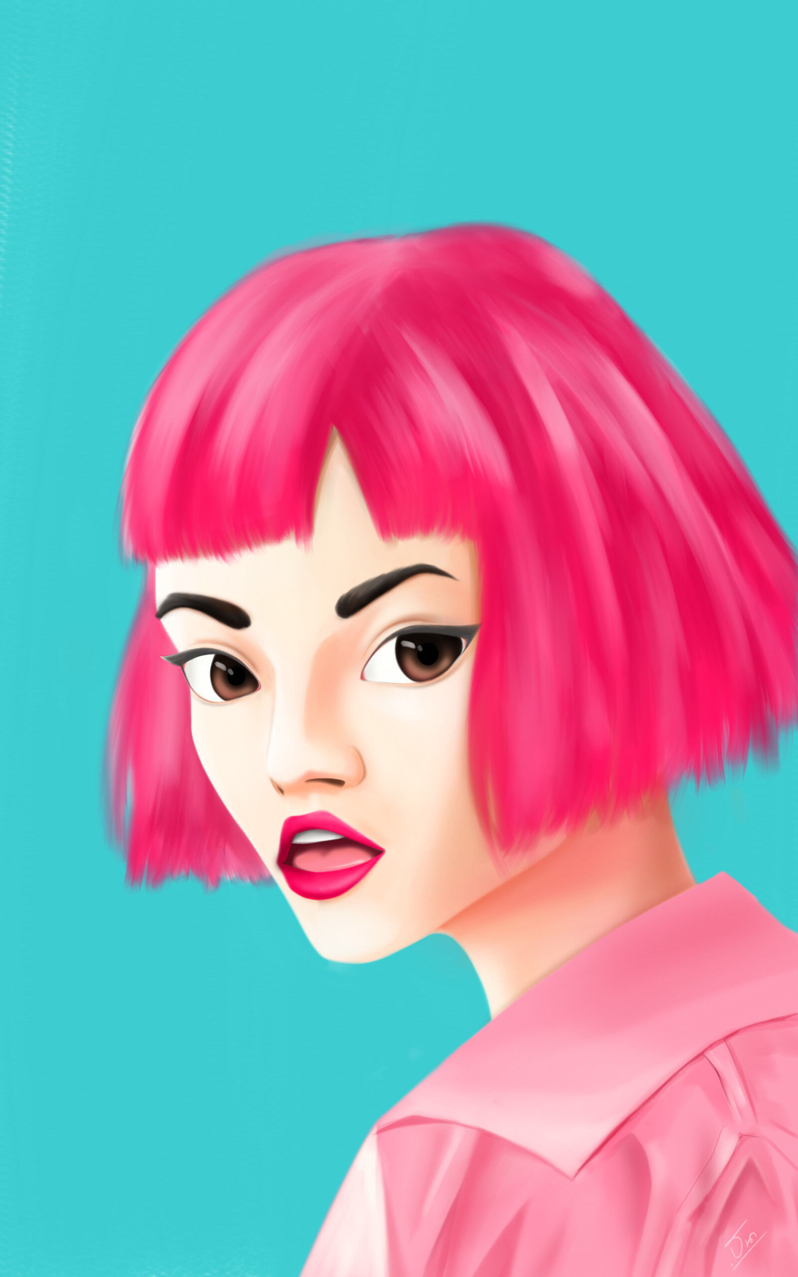 ArtStation - Pink female!!!