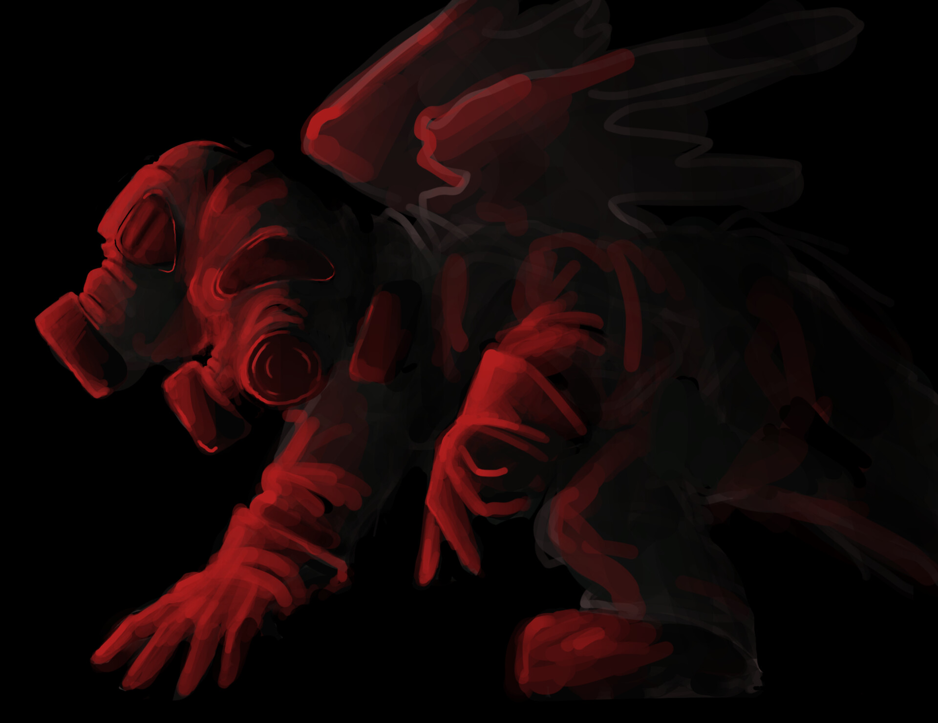 ArtStation - Gas Mask Creature