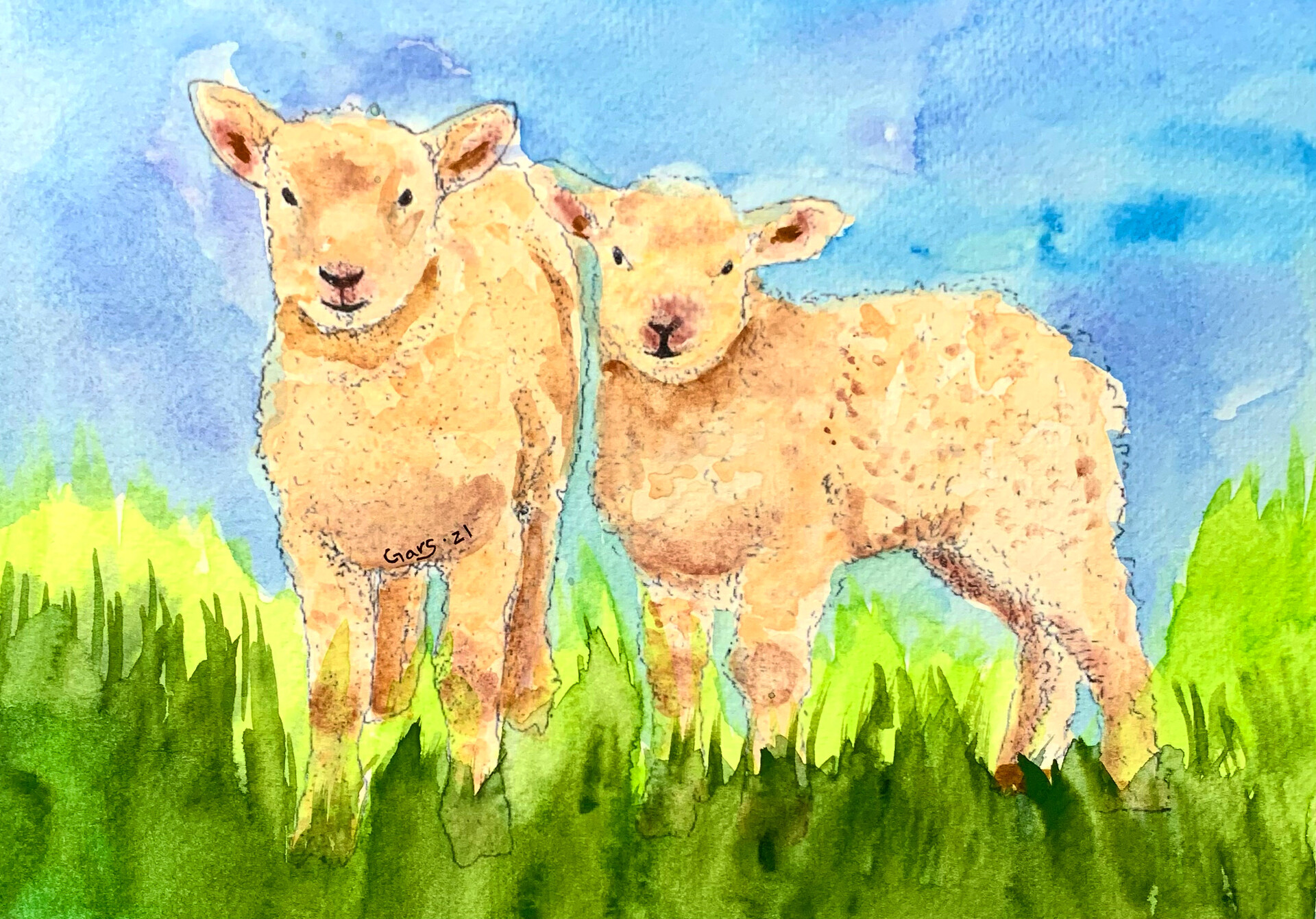 ArtStation - Little lambs