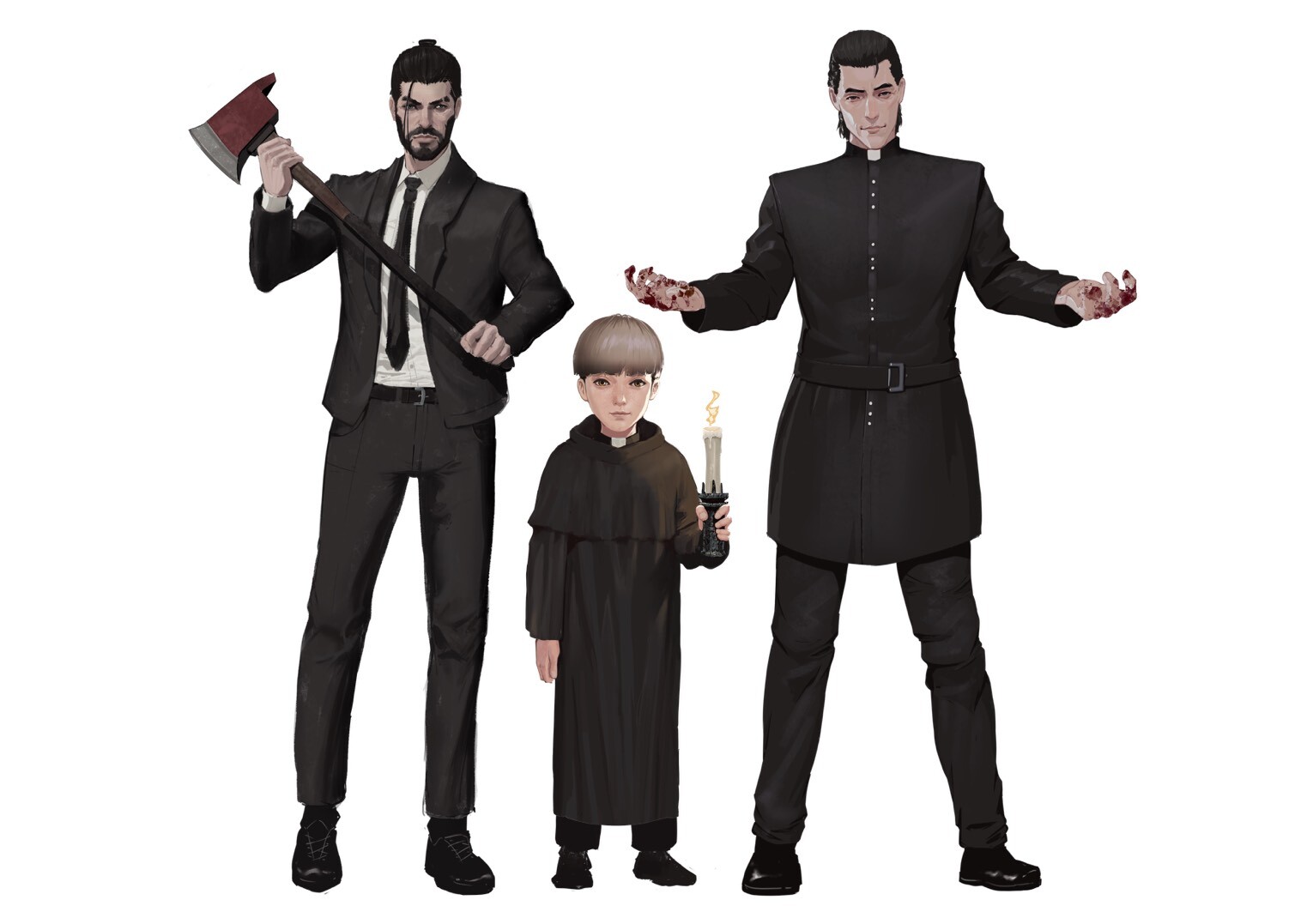 ArtStation - Character design of Demon Inside