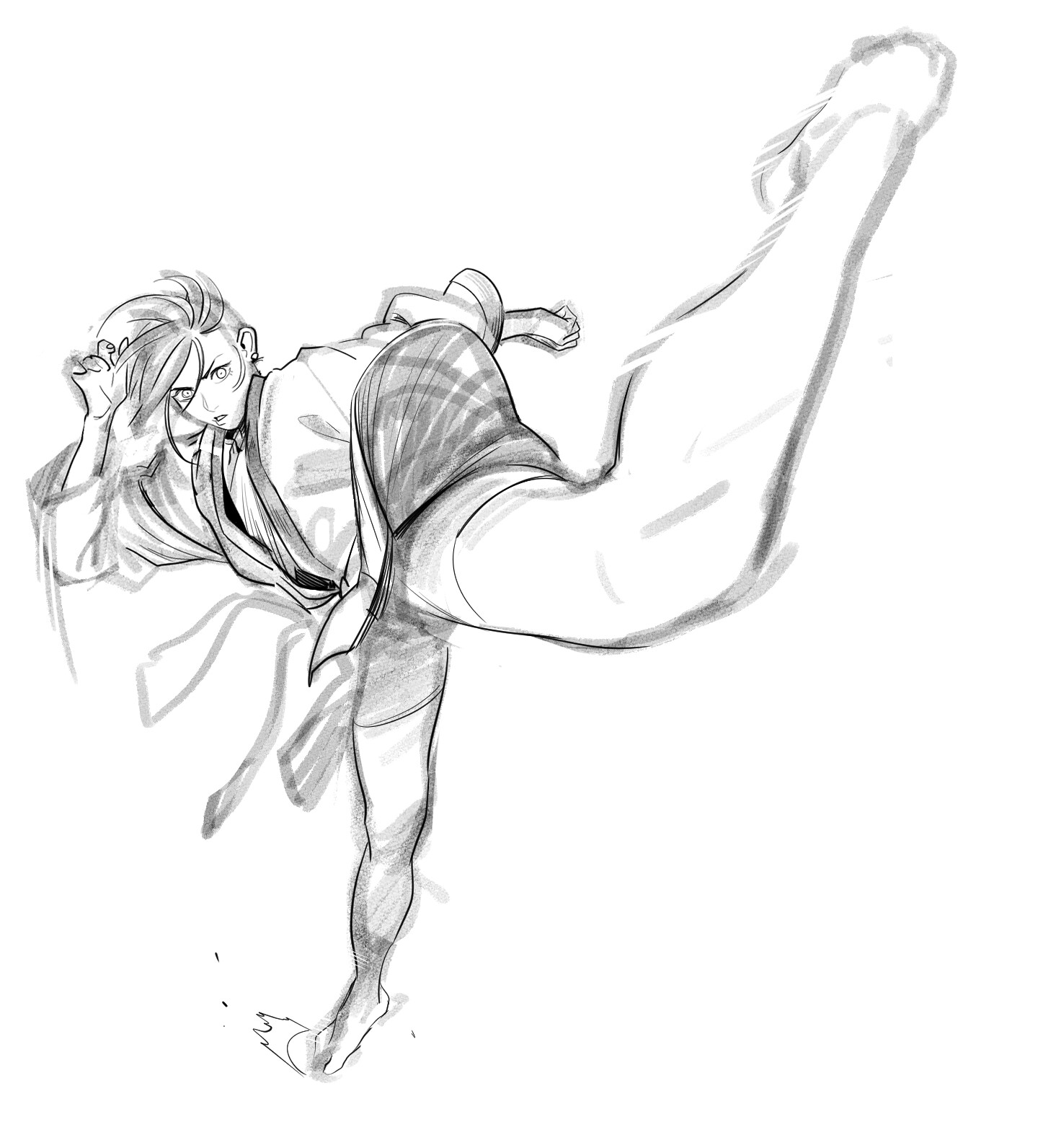 how to draw extreme poses