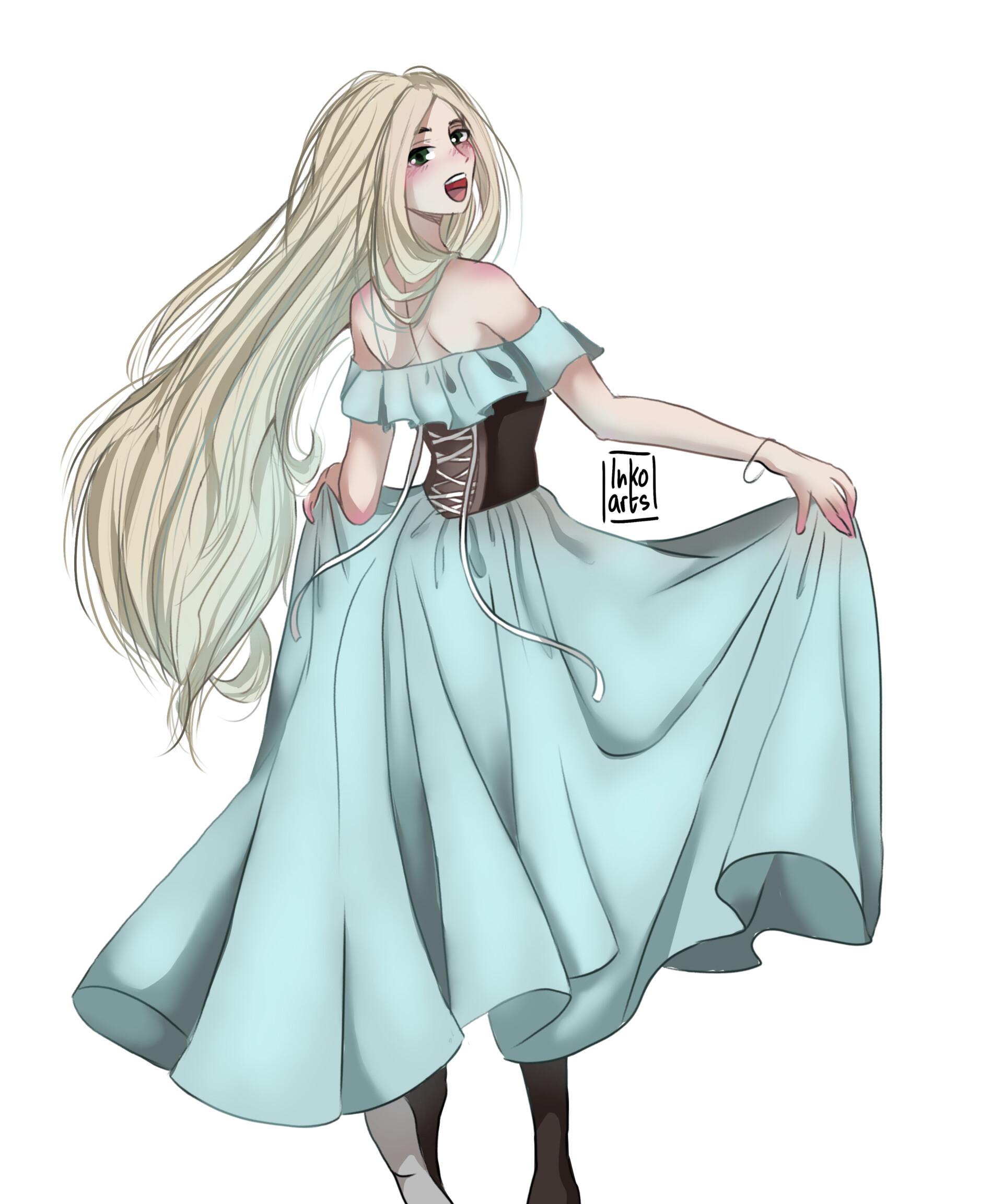 ArtStation - Maid girl winter/summer - Dec. 2020 to Jan. 2021