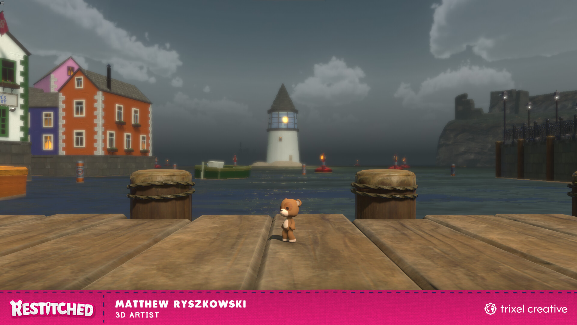 Matt Ryszkowski Game Art - Restitched - Celtic Harbor