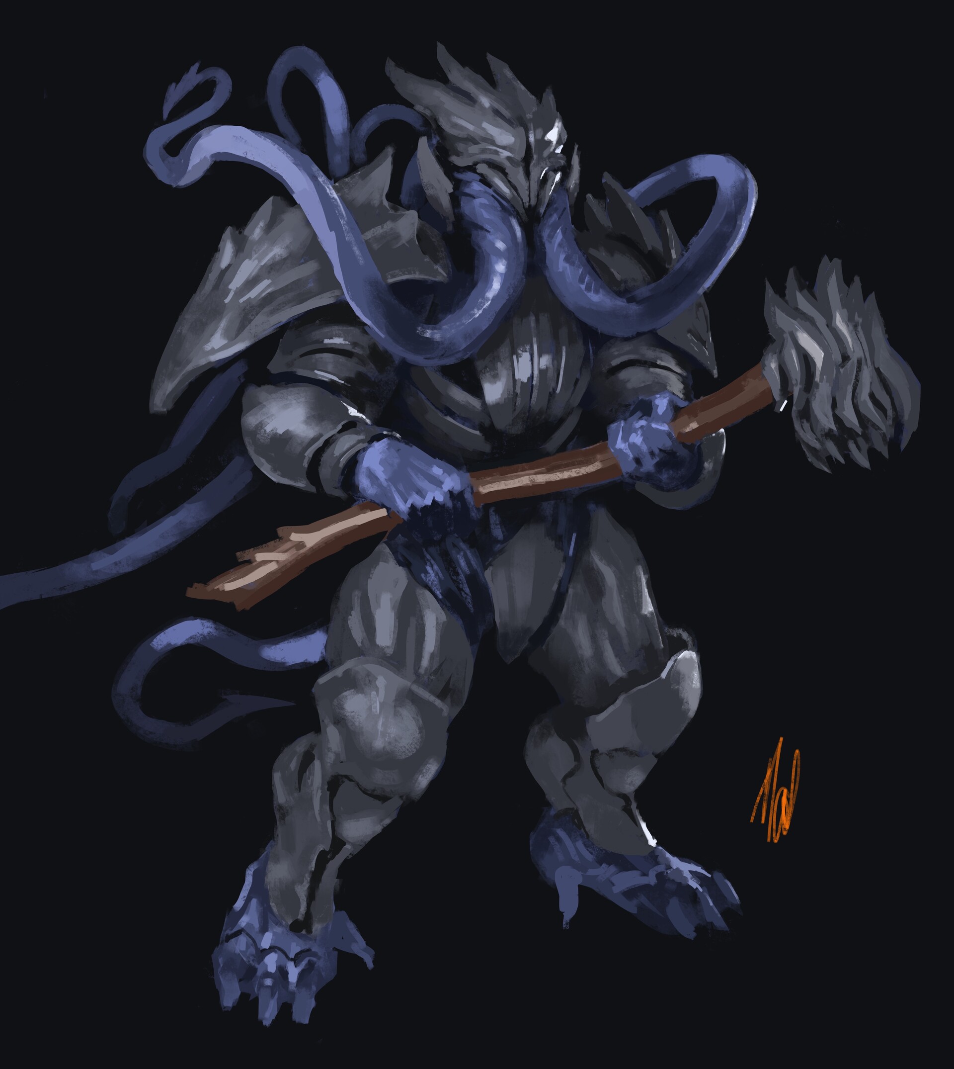 ArtStation - Daily Practice Armor Creature