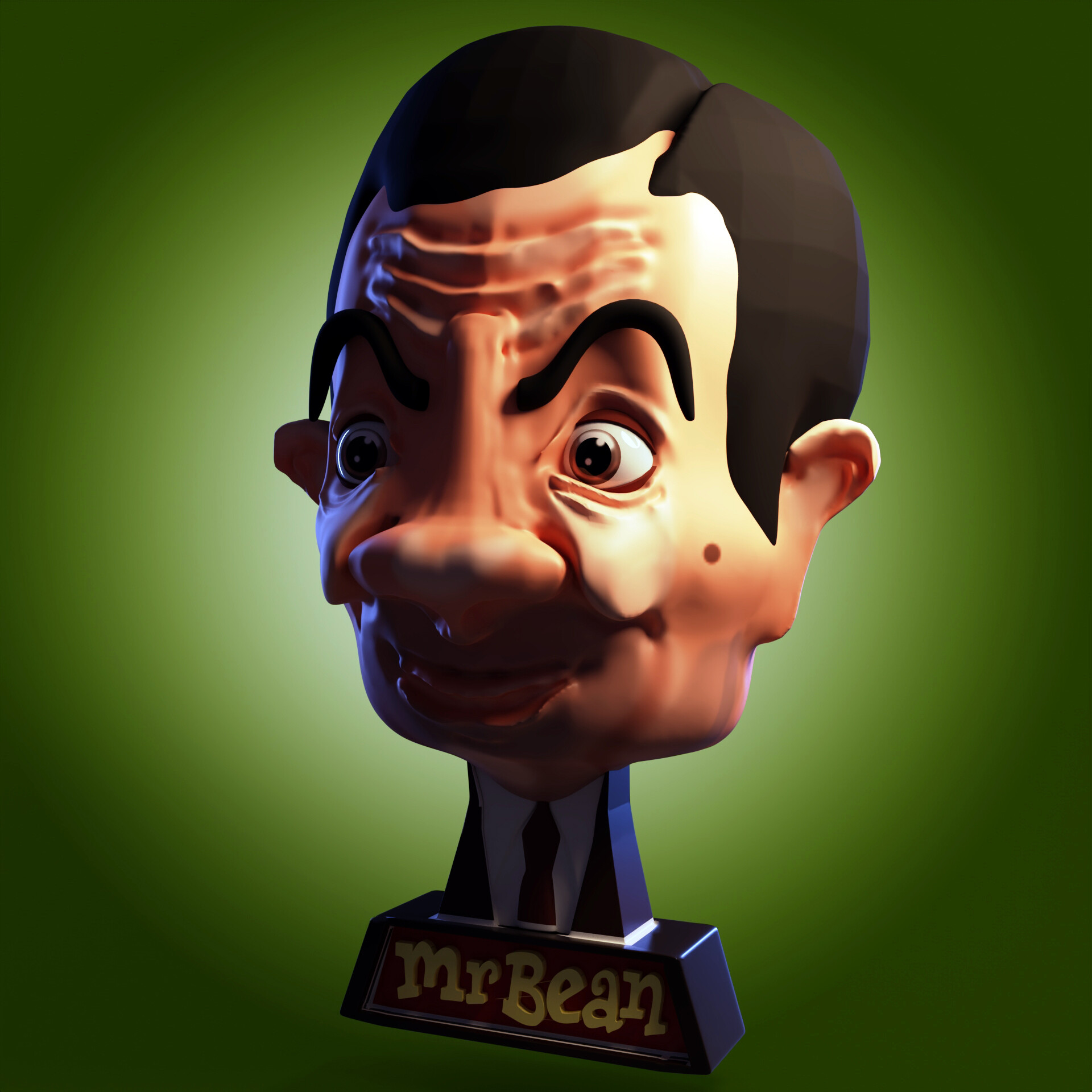 ArtStation - Stylized Mr. Bean