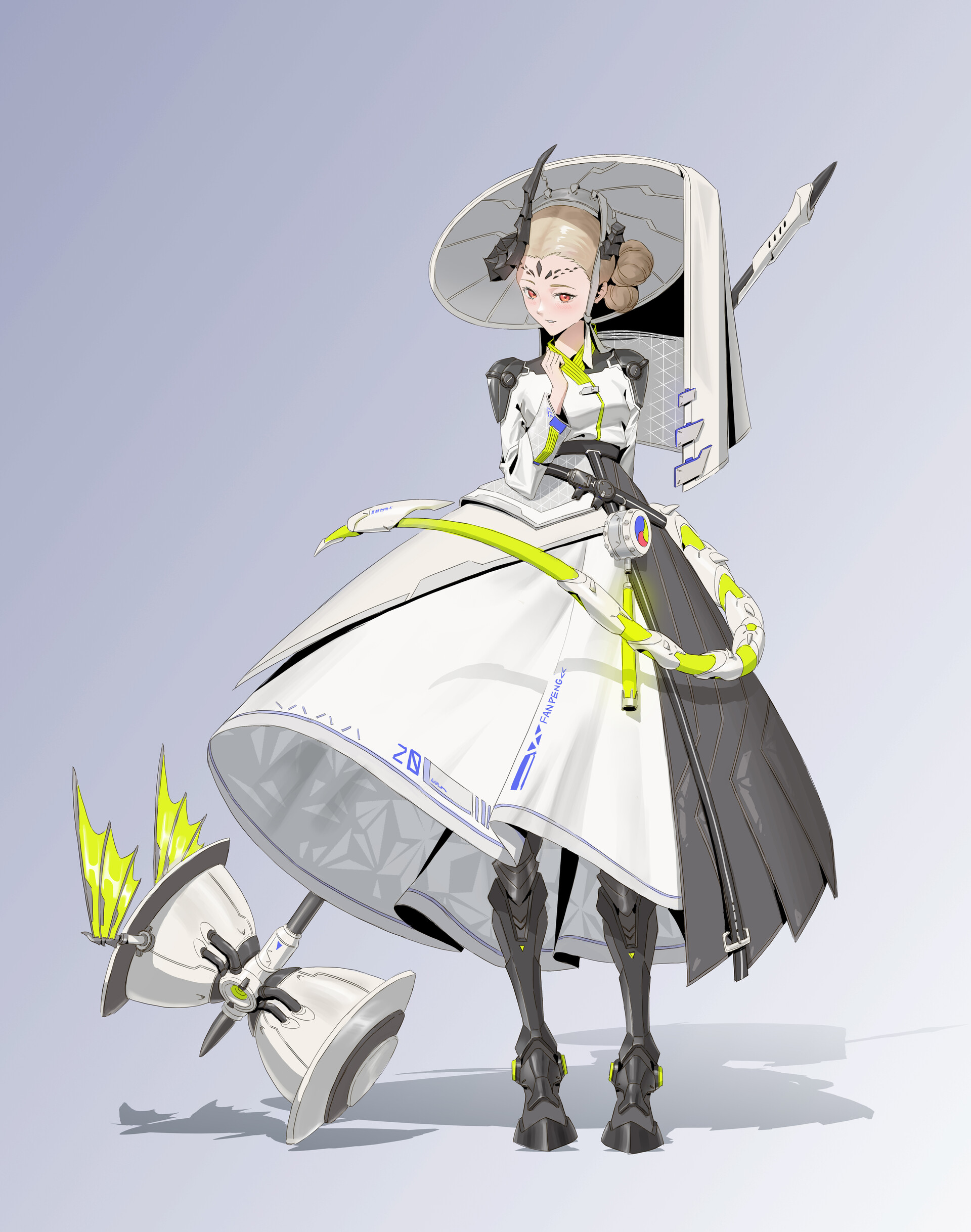 ArtStation - Try a combination of Korean clothing and mecha