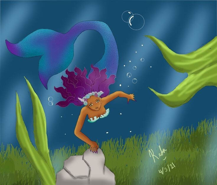 ArtStation - just a mermaid