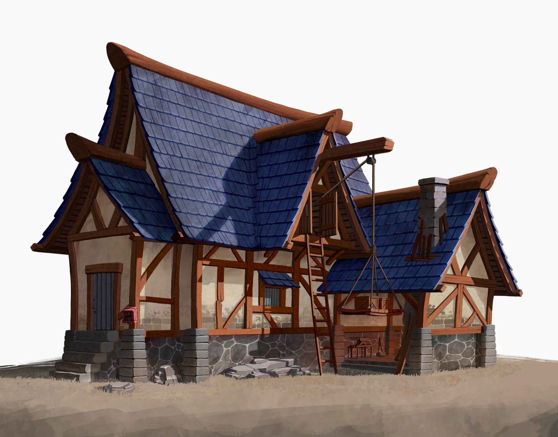 ArtStation - Blacksmith House
