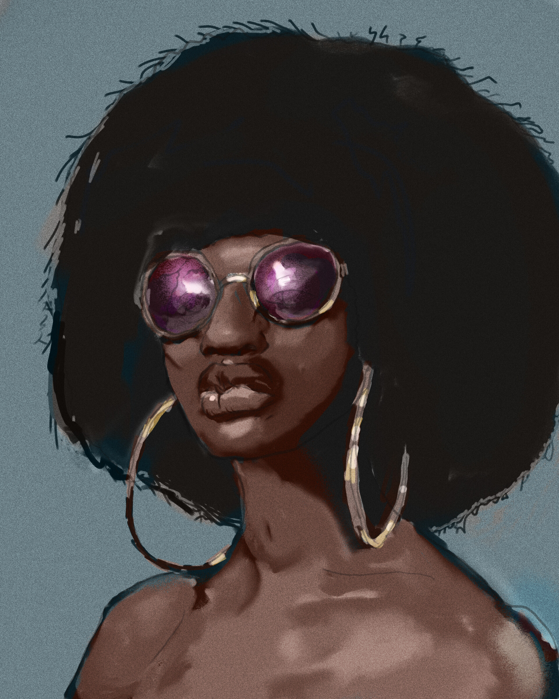 ArtStation - disco girl