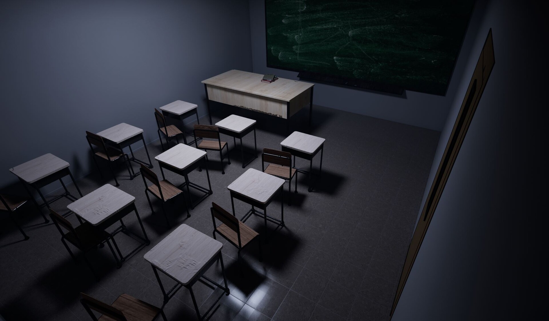 ArtStation - environment school